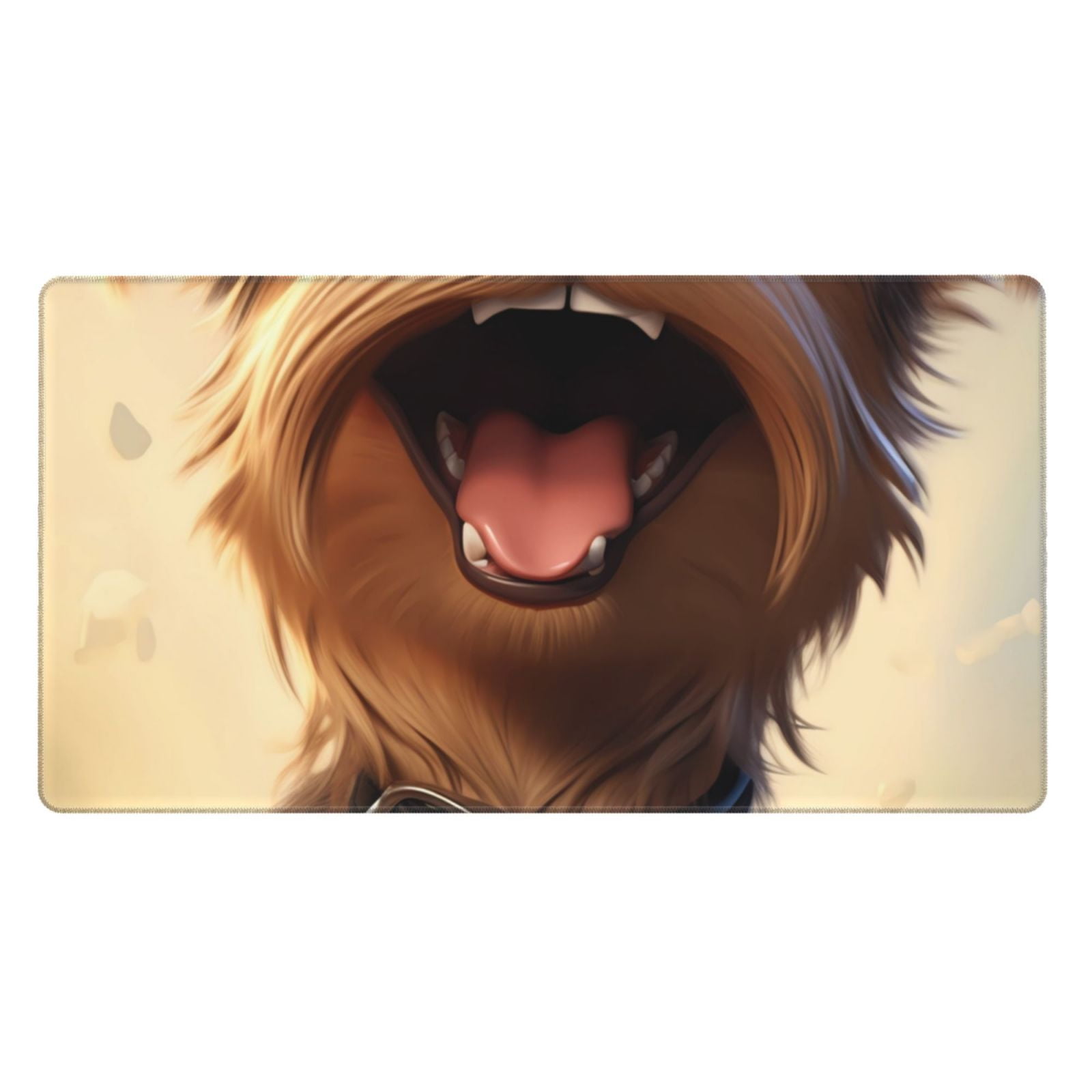 Jgfou Cartoon Happy Cute Puppy Style Large Gaming Mouse Pad Desk Mat ...