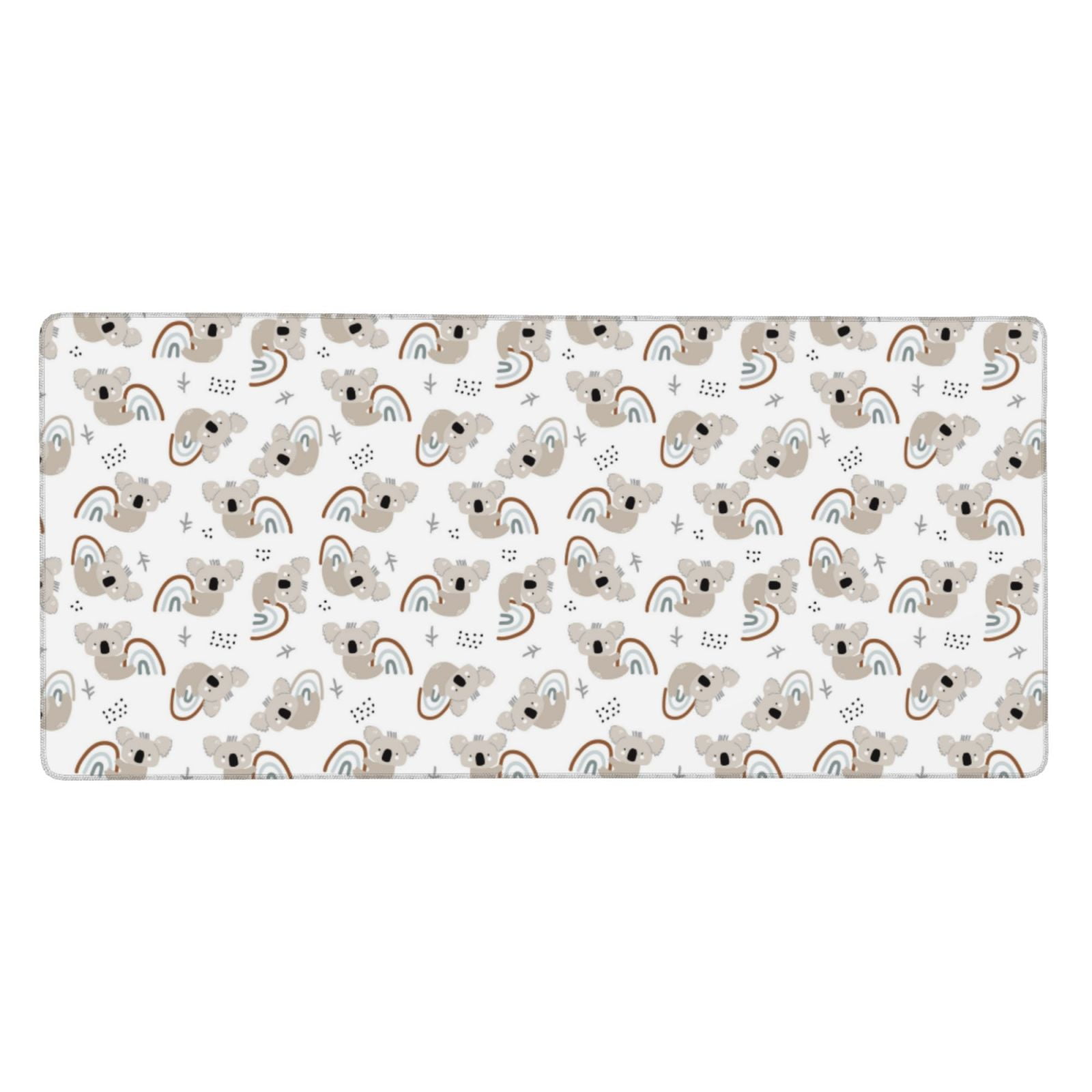 Jgfou Cartoon Koala Pattern 16x35.5in in Large Gaming Mouse Pad with ...