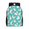 Jgfou Cartoon Llamas Print Small Travel Laptop Backpack For Women Men