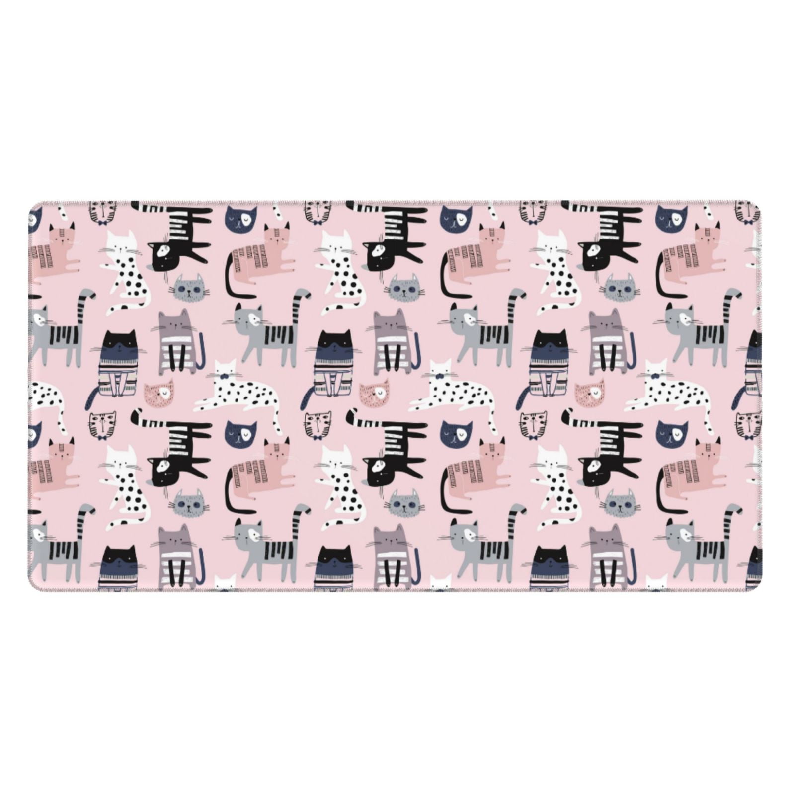Jgfou Cat Style Large Gaming Mouse Pad Desk Mat Long Non-Slip Rubber ...
