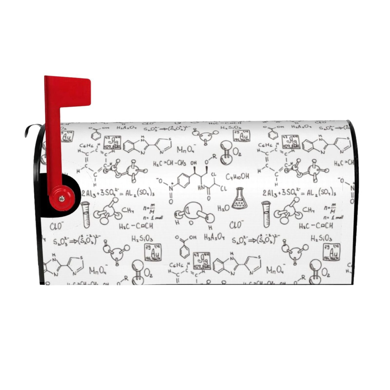 Jgfou Chemical Formulas Mailbox Covers Magnetic 21x18 in Mailbox Wraps ...