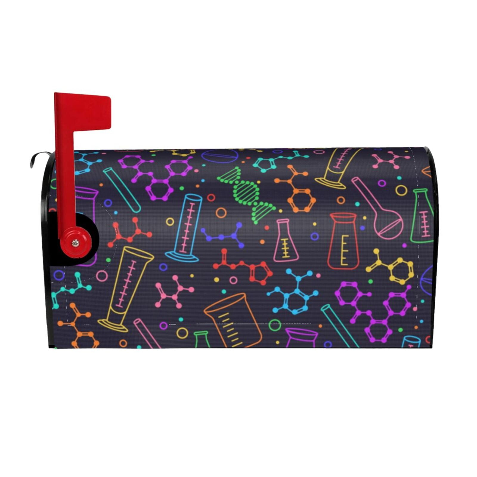 Jgfou Chemistry Science Mailbox Covers Magnetic 21x18 in Mailbox Wraps ...