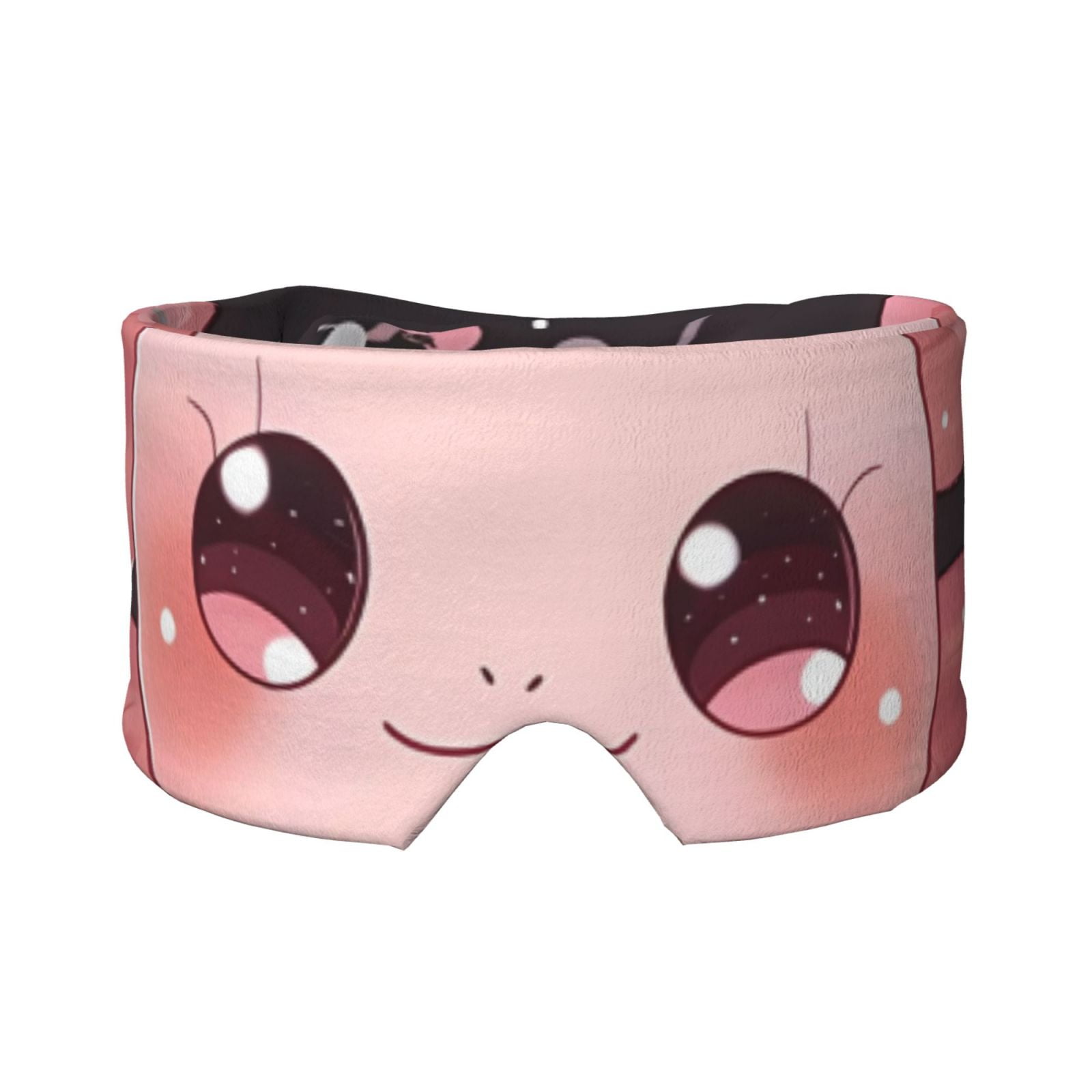 Jgfou Chibi Axolotl Sakura Fantasy Print Sleep Mask for Men Women,Sleep ...