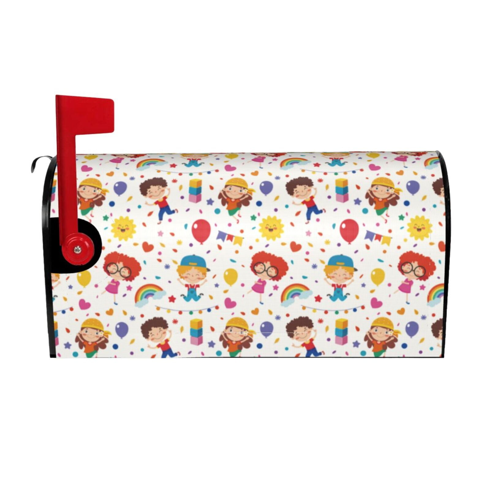 Jgfou Childrens Party Mailbox Covers Magnetic 21x18 in Mailbox Wraps ...