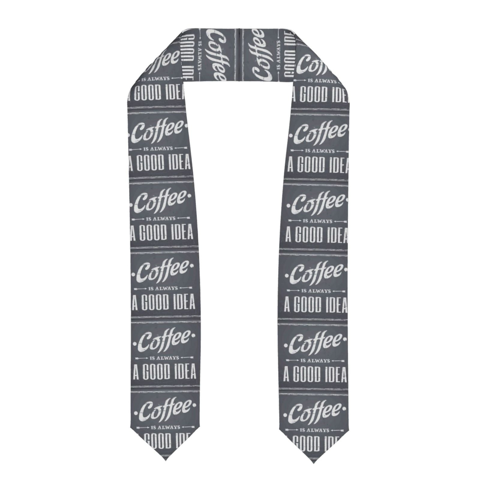 Jgfou Coffee Is Always A Good Idea Print Graduation Stoles, Unisex ...