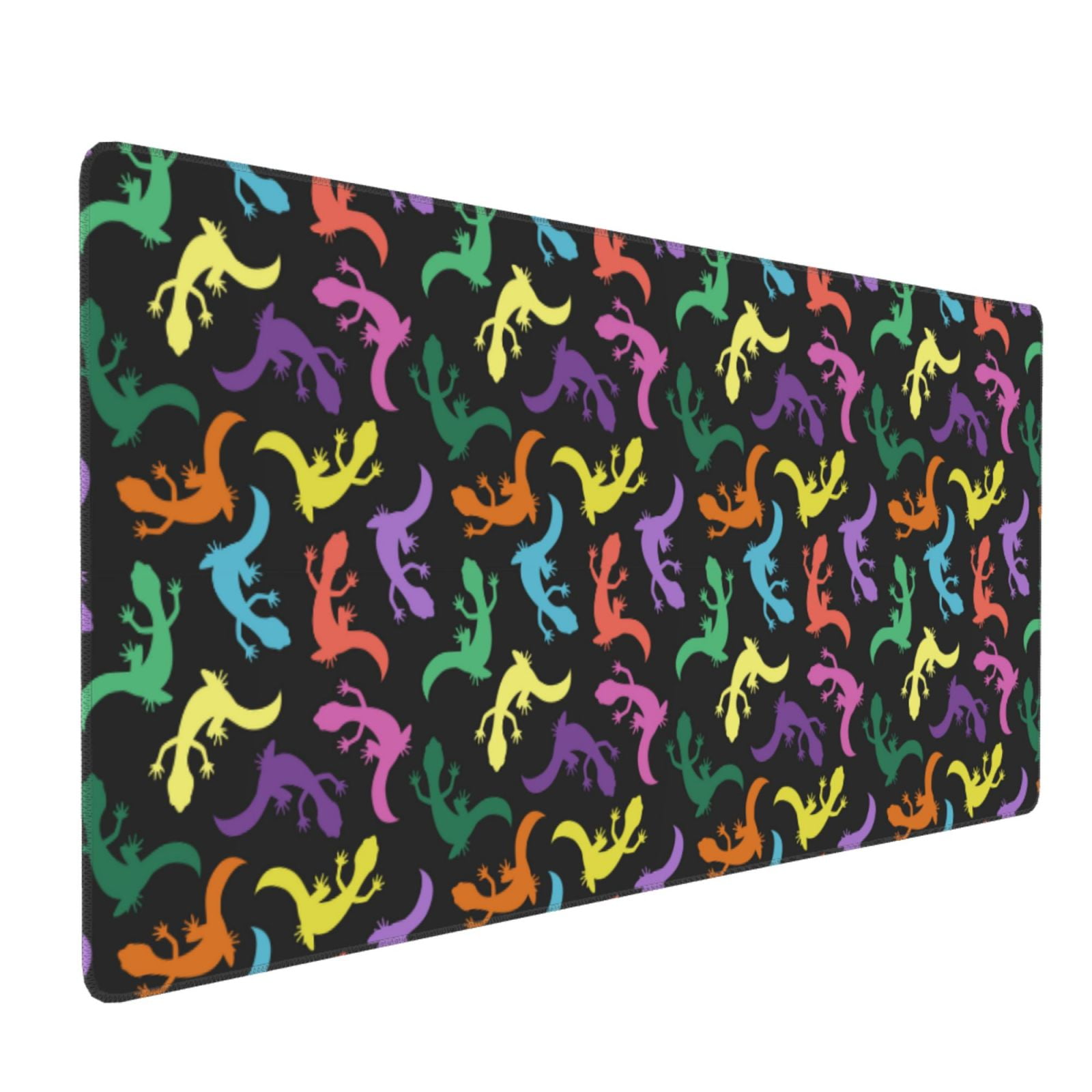 Jgfou Colorful Lizards Print Large 16x35.5in Mouse Pad, Professional ...