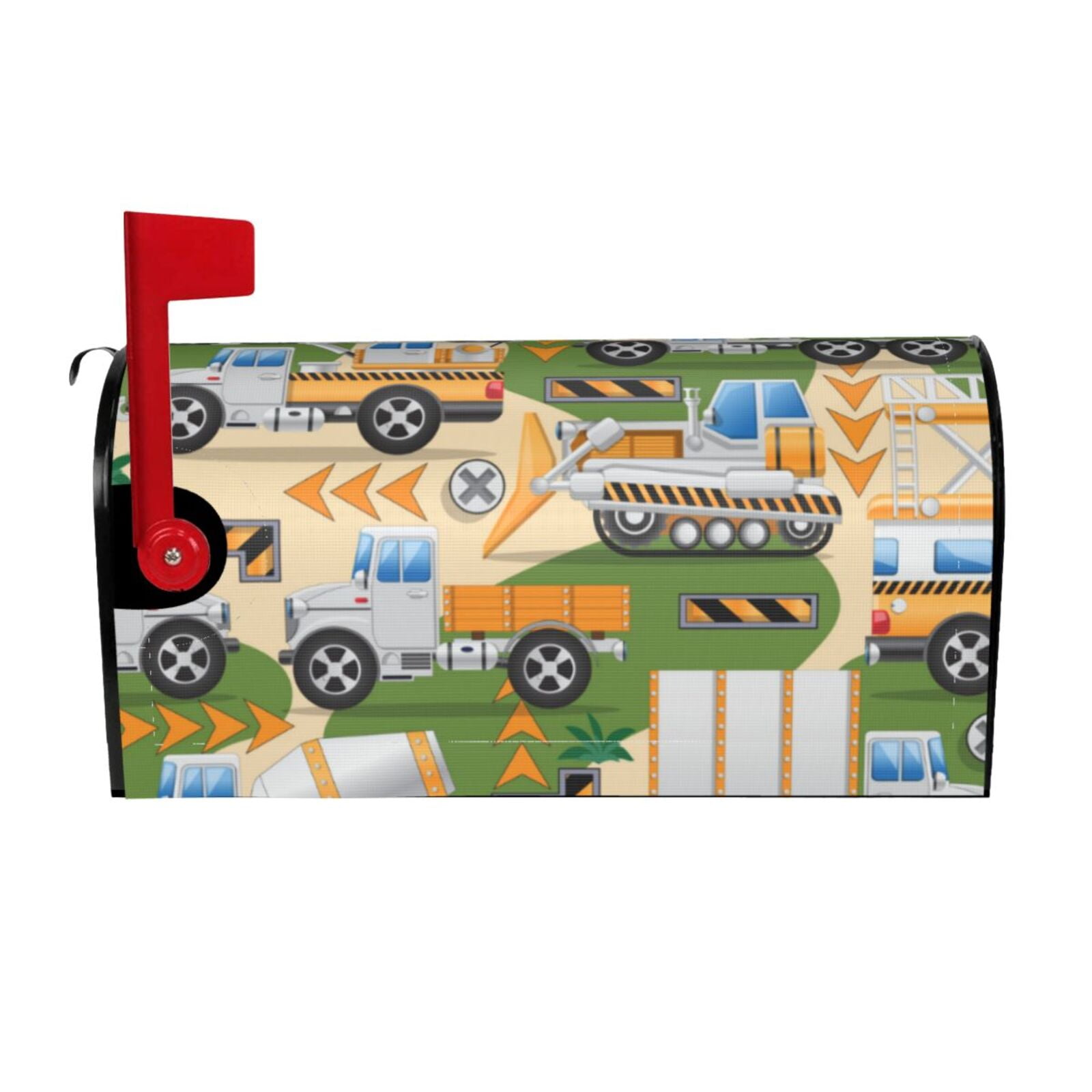 Jgfou Construction Machinery1 Mailbox Covers Magnetic 21x18 in Mailbox ...