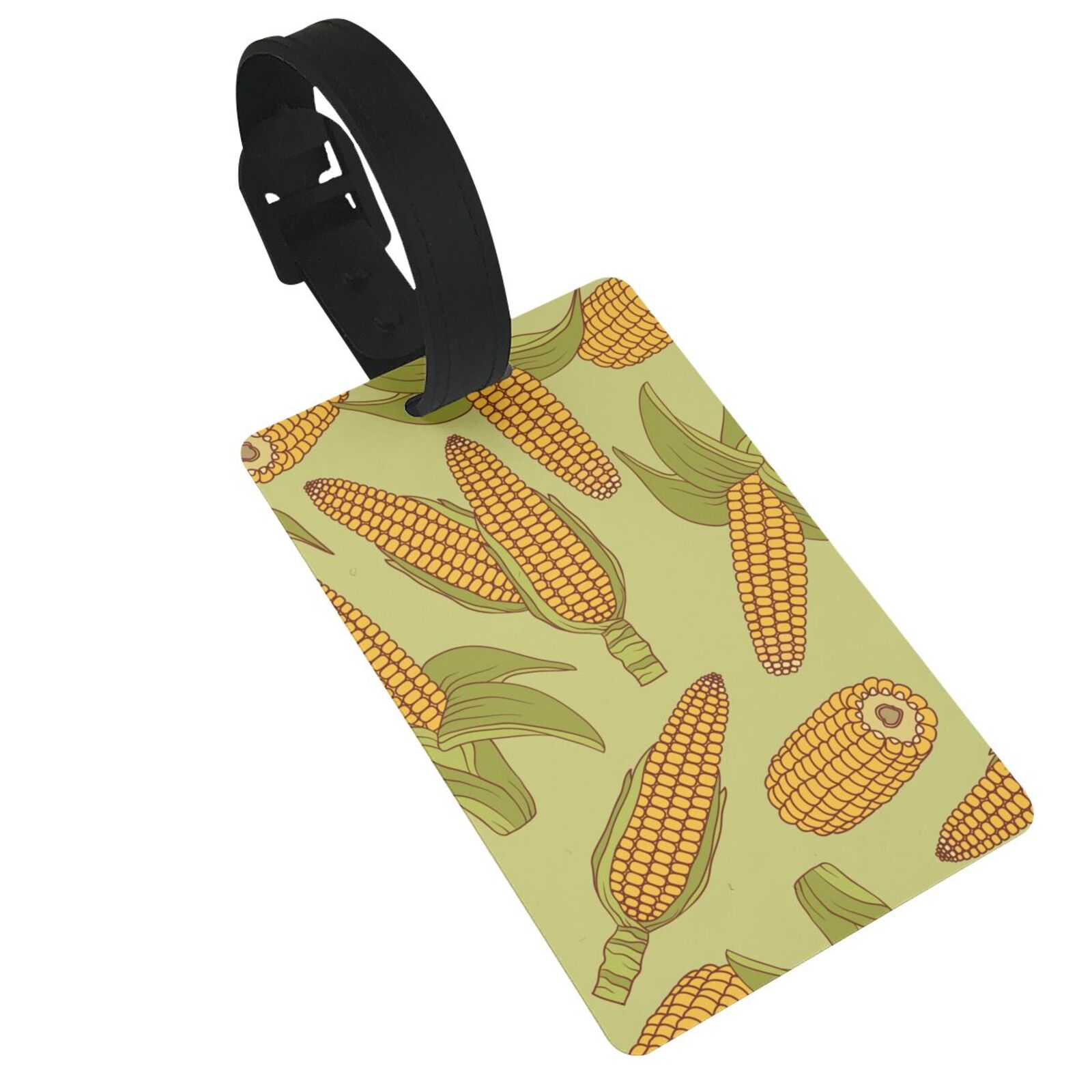 Jgfou Corn Print Funny and Colorful Luggage Tags, Unique Travel Bag ...
