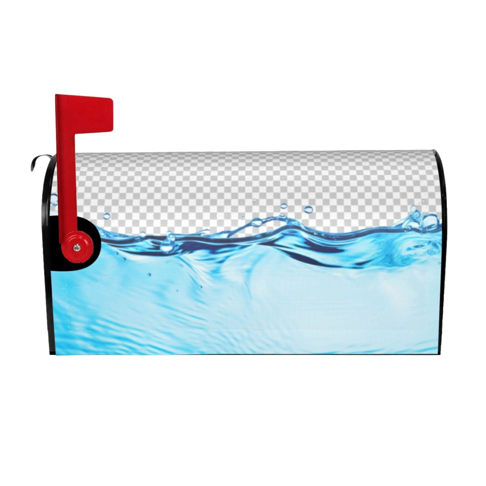 Jgfou Crystal Clear Water Splash Mailbox Covers Magnetic 25.5x21 in ...