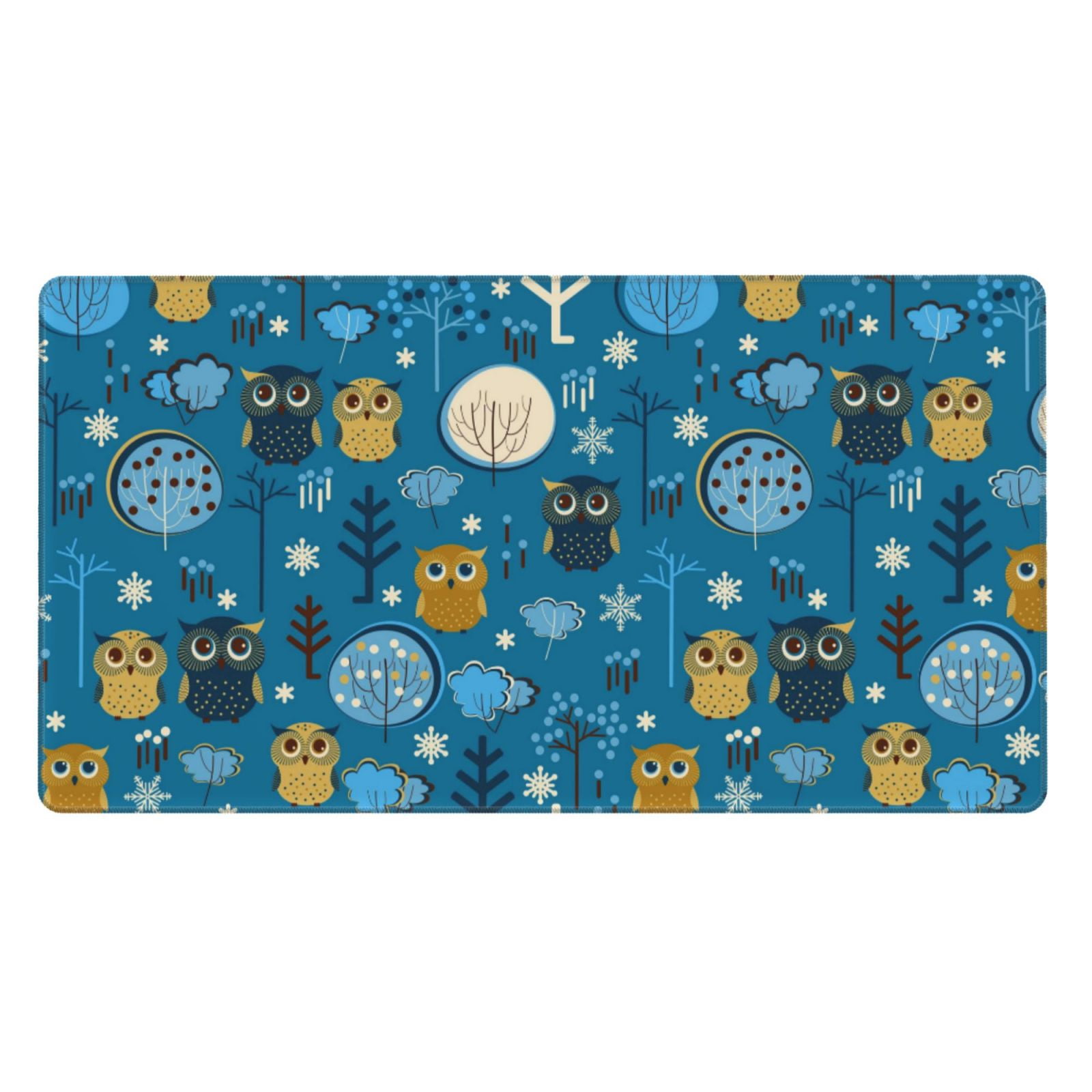 Jgfou Cute Colorful Owls And Trees Style Large Gaming Mouse Pad Desk ...