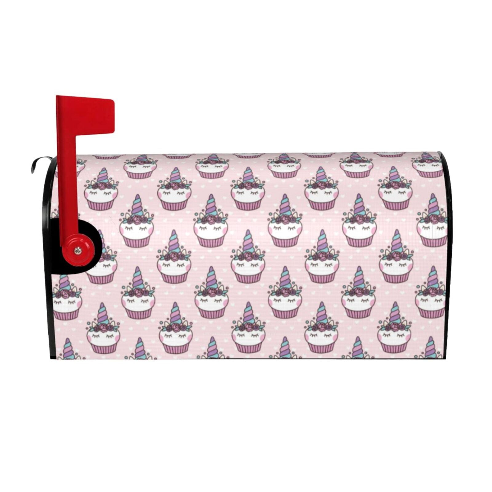 Jgfou Cute Cupcake Mailbox Covers Magnetic 25.5x21 in Mailbox Wraps ...