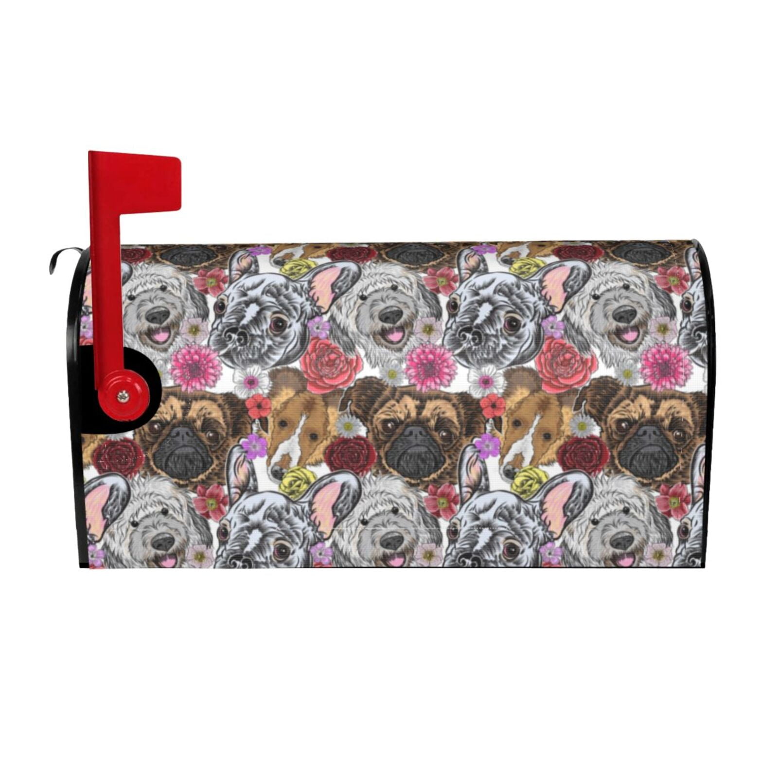 Jgfou Cute Dogs Puppy1 Mailbox Covers Magnetic 21x18 in Mailbox Wraps ...