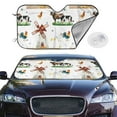 Jgfou Cute Farm Windshield Sun Shades Car Sun Shade For Front Window