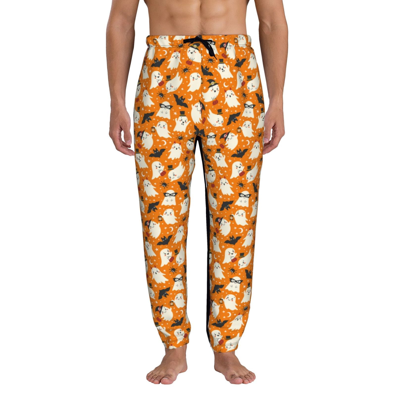 Jgfou Cute Ghosts Print Sweatpants for Men Joggers - Men's Athletic ...