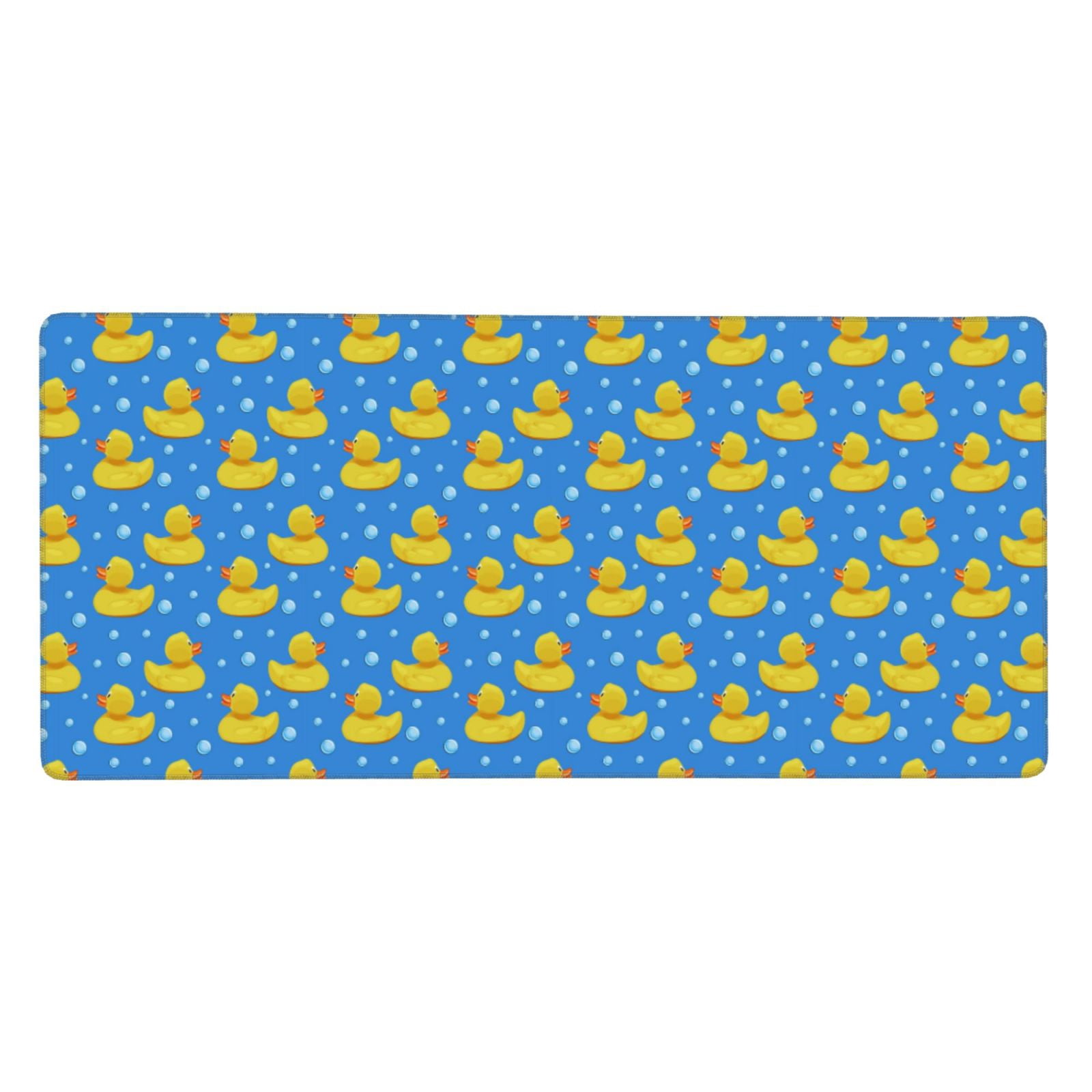 Jgfou Cute Yellow Rubber Ducks Pattern 16x35.5in in Large Gaming Mouse ...