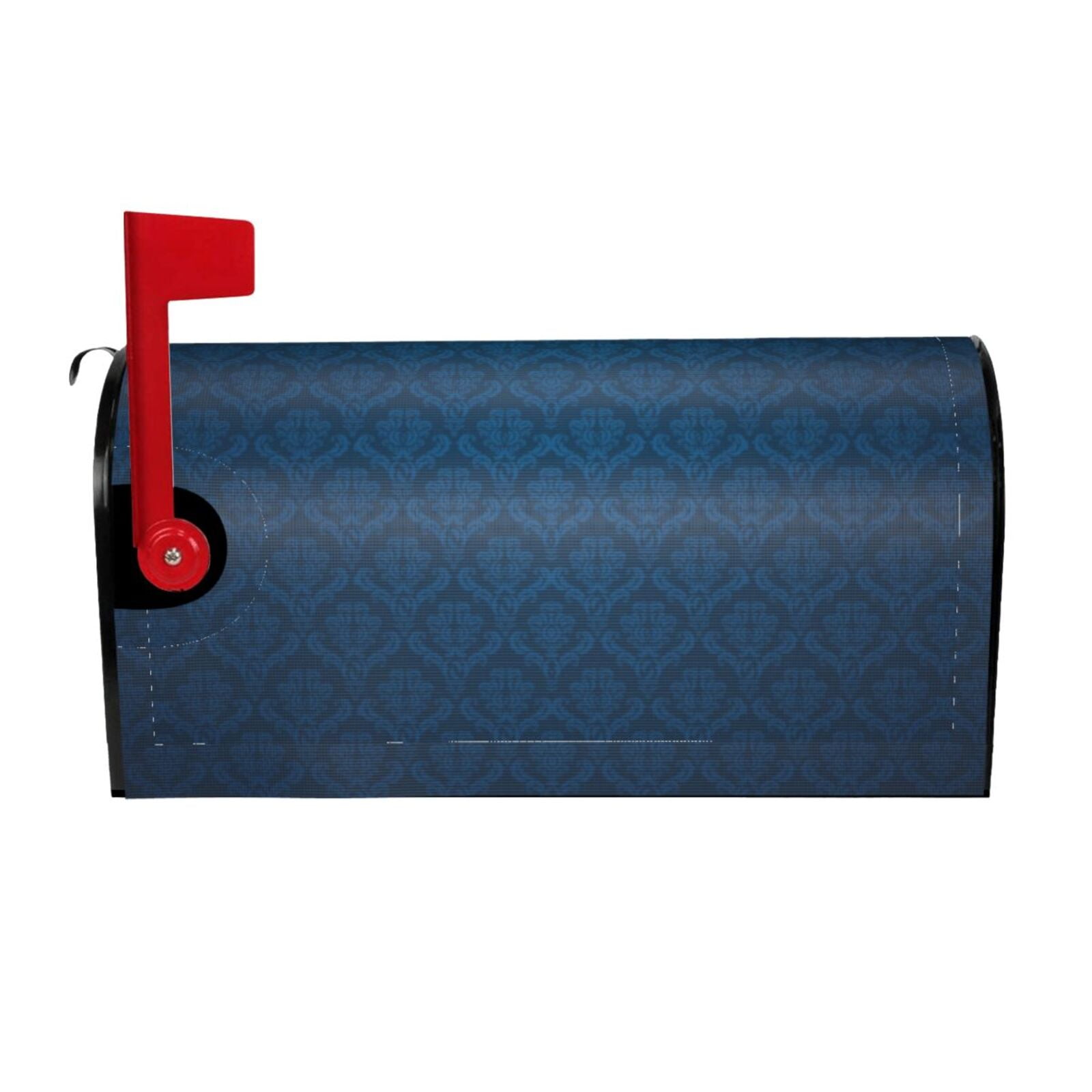 Jgfou Dark Blue Mailbox Covers Magnetic 25.5x21 in Mailbox Wraps Post ...