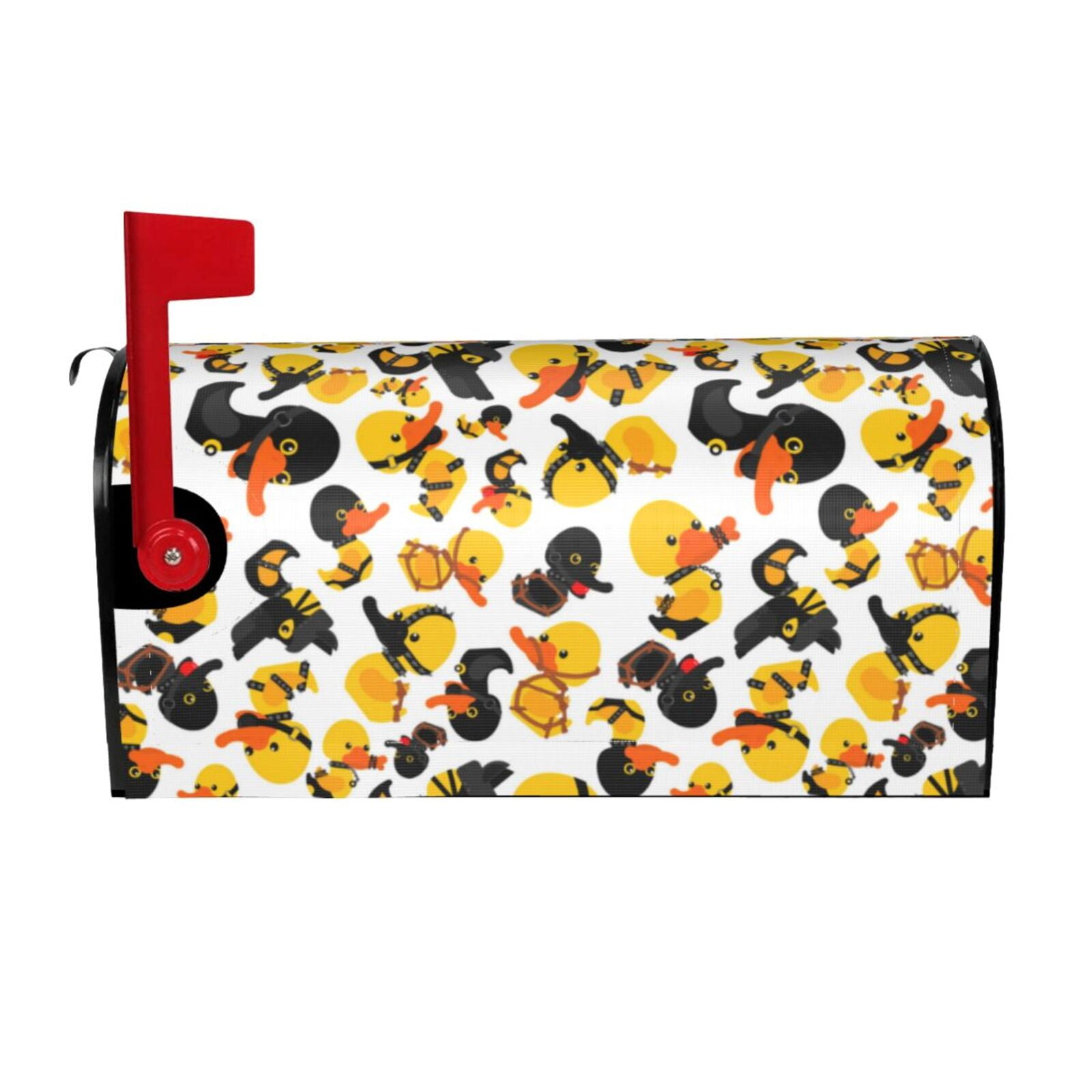 Jgfou Duck In Black Suit1 Mailbox Covers Magnetic 25.5x21 in Mailbox ...