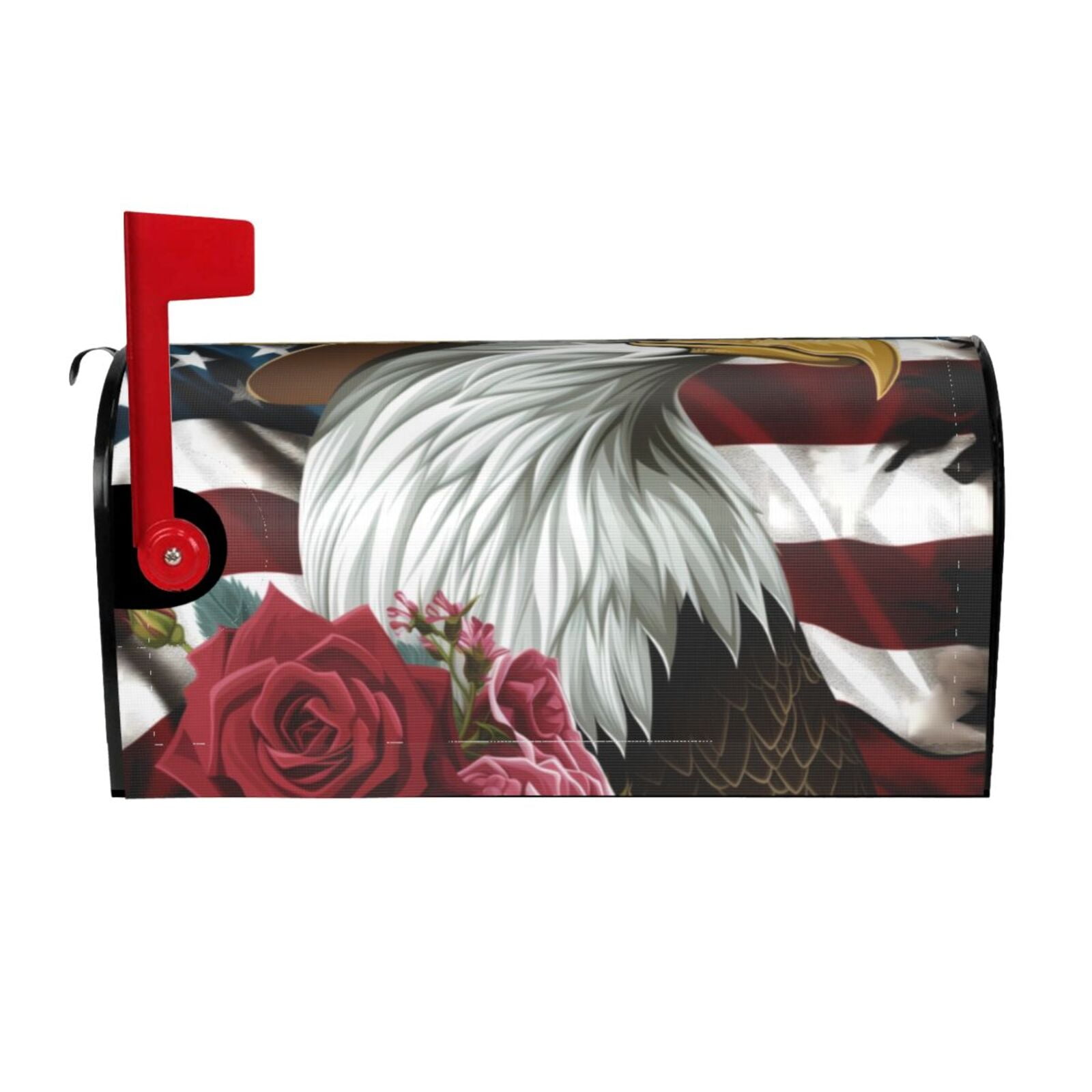 Jgfou Eagle With Hat And Roses Mailbox Covers Magnetic 21x18 in Mailbox ...