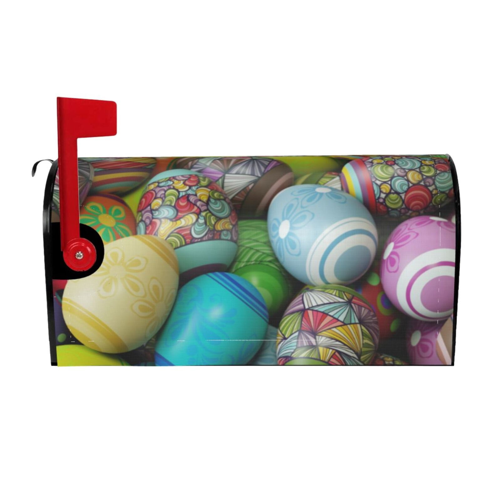 Jgfou Easter Egg1 Mailbox Covers Magnetic 21x18 in Mailbox Wraps Post ...