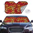Jgfou Flying Black Bat Windshield Sun Shades Car Sun Shade For Front