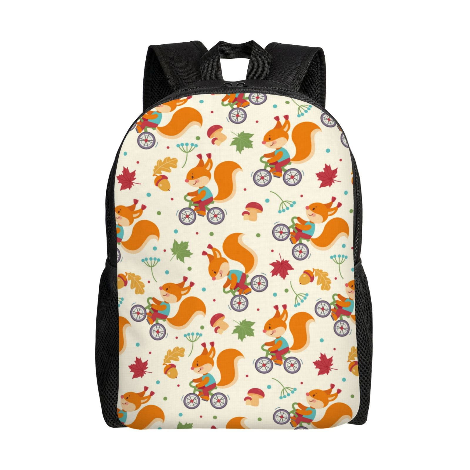 Jgfou Forest Squirrel Print Small Travel Laptop Backpack for Women Men ...