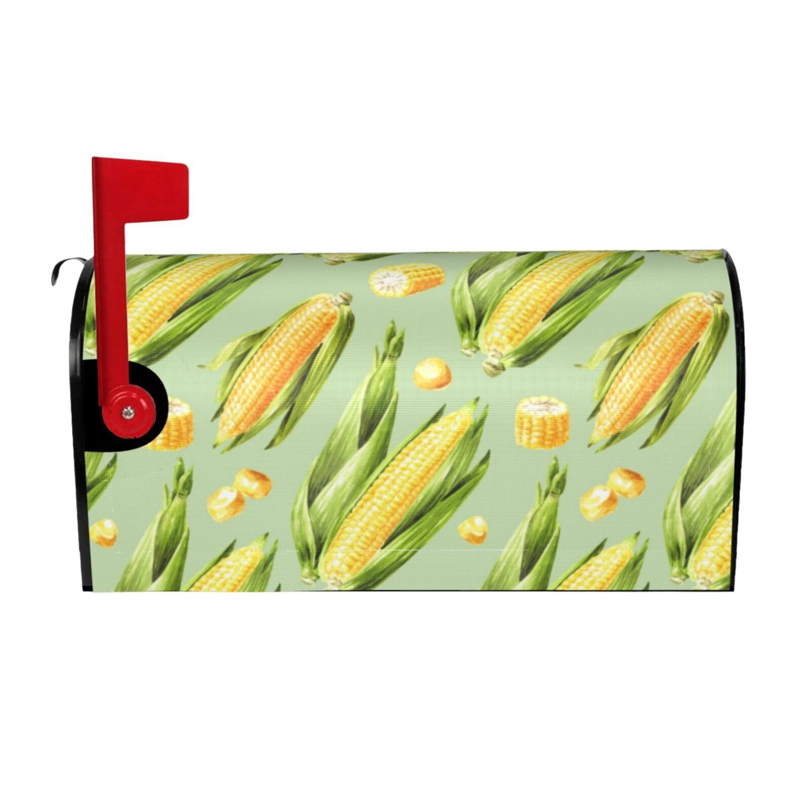 Jgfou Fresh Sweet Corn Mailbox Covers Magnetic 21x18 in Mailbox Wraps ...