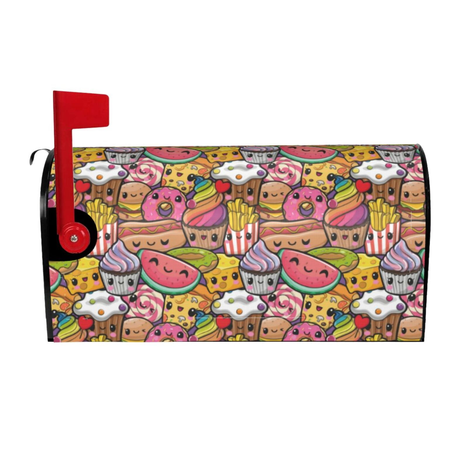 Jgfou Fruit-Flavored Ice-Cream Mailbox Covers Magnetic 21x18 in Mailbox ...