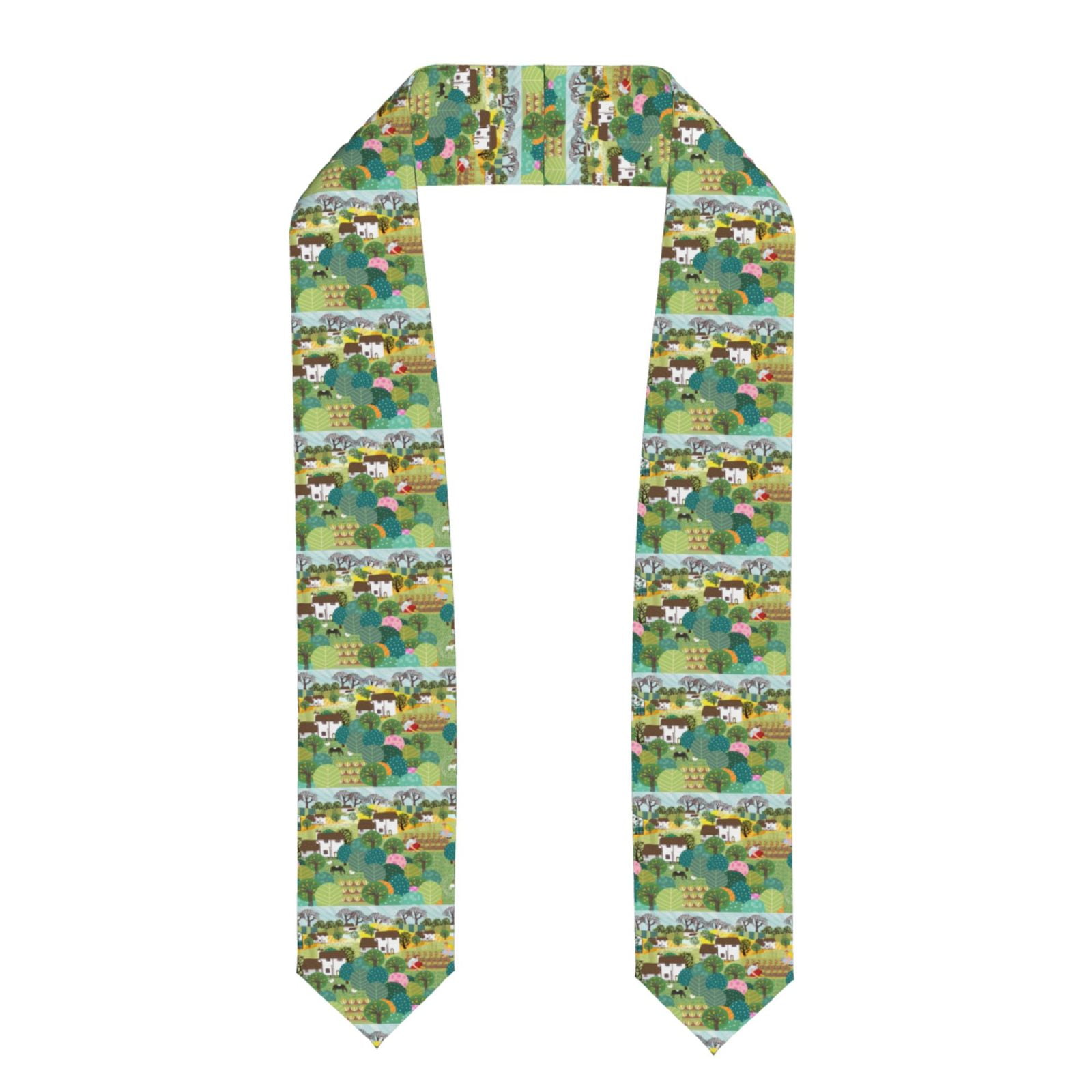 Jgfou Garden Farm Print Graduation Stoles, Unisex Adult Graduation ...
