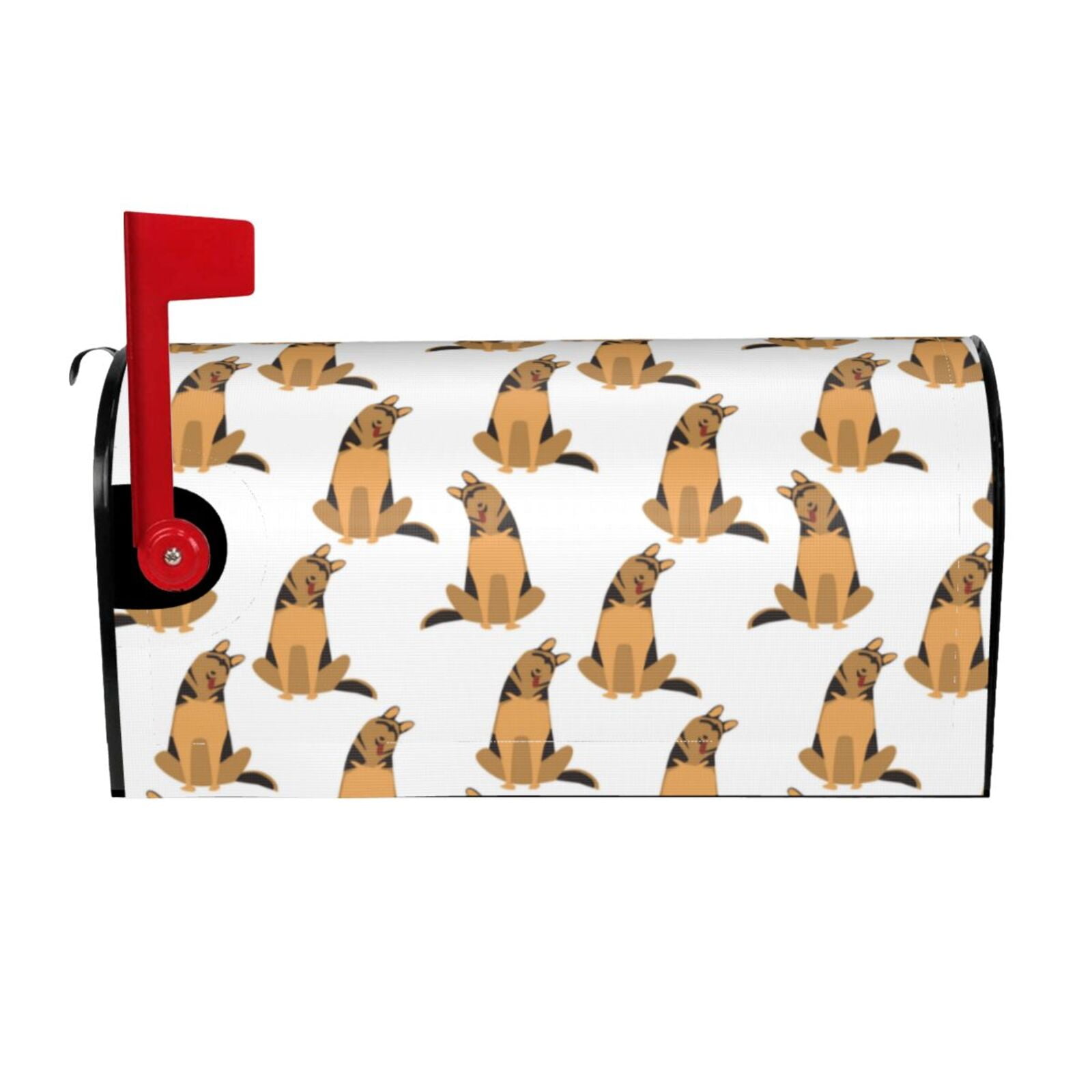 Jgfou German Shepherd Dog Mailbox Covers Magnetic 21x18 in Mailbox ...