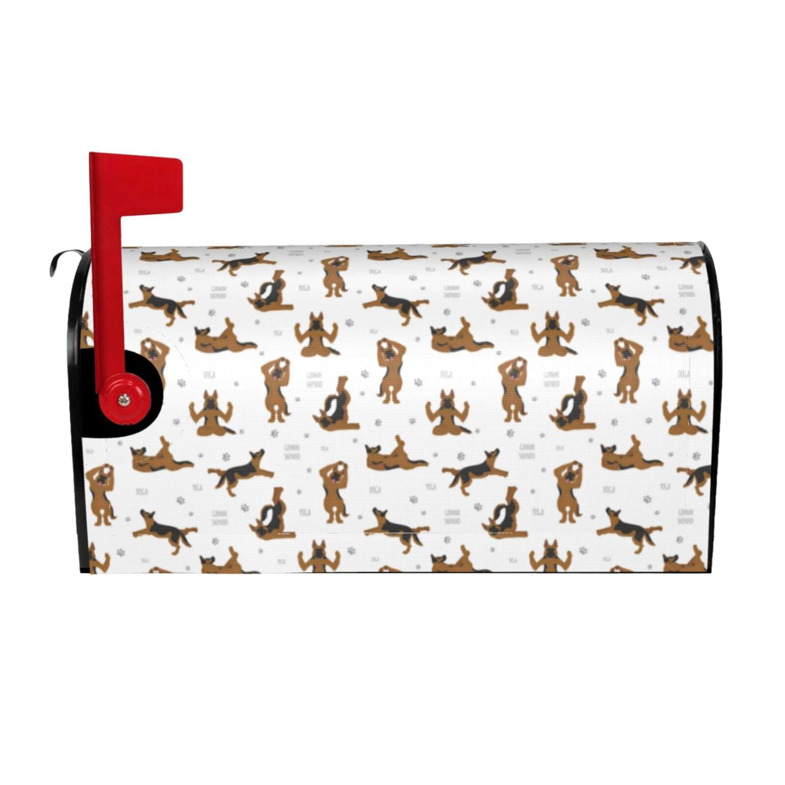 Jgfou German Shepherd Dog Mailbox Covers Magnetic 25.5x21 in Mailbox ...