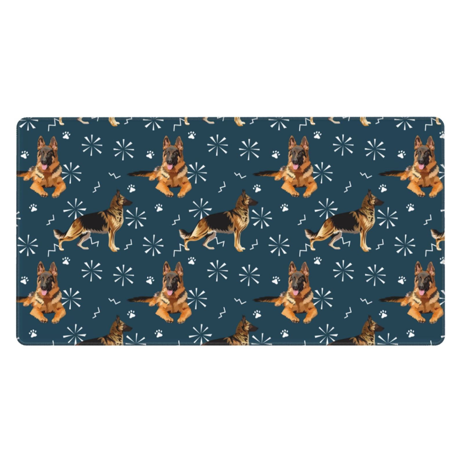 Jgfou German Shepherd Dog Style Large Gaming Mouse Pad Desk Mat Long ...