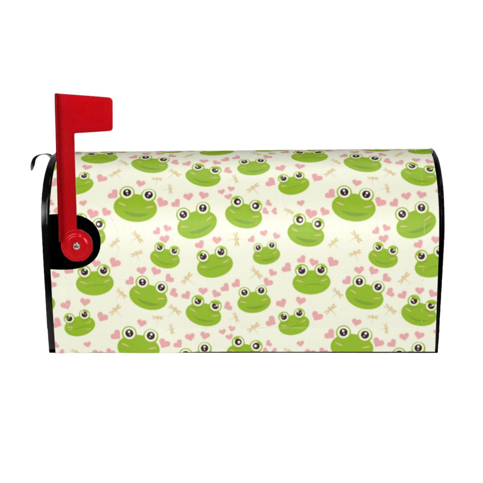 Jgfou Green Frog Mailbox Covers Magnetic 21x18 in Mailbox Wraps Post ...