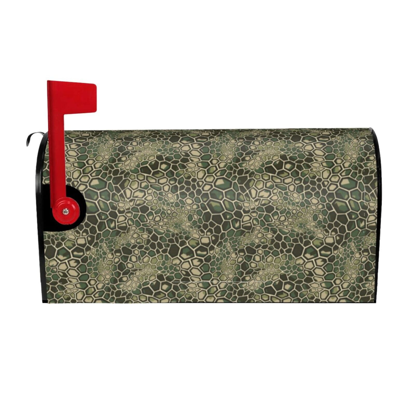 Jgfou Green Snake Skin Mailbox Covers Magnetic 21x18 in Mailbox Wraps ...