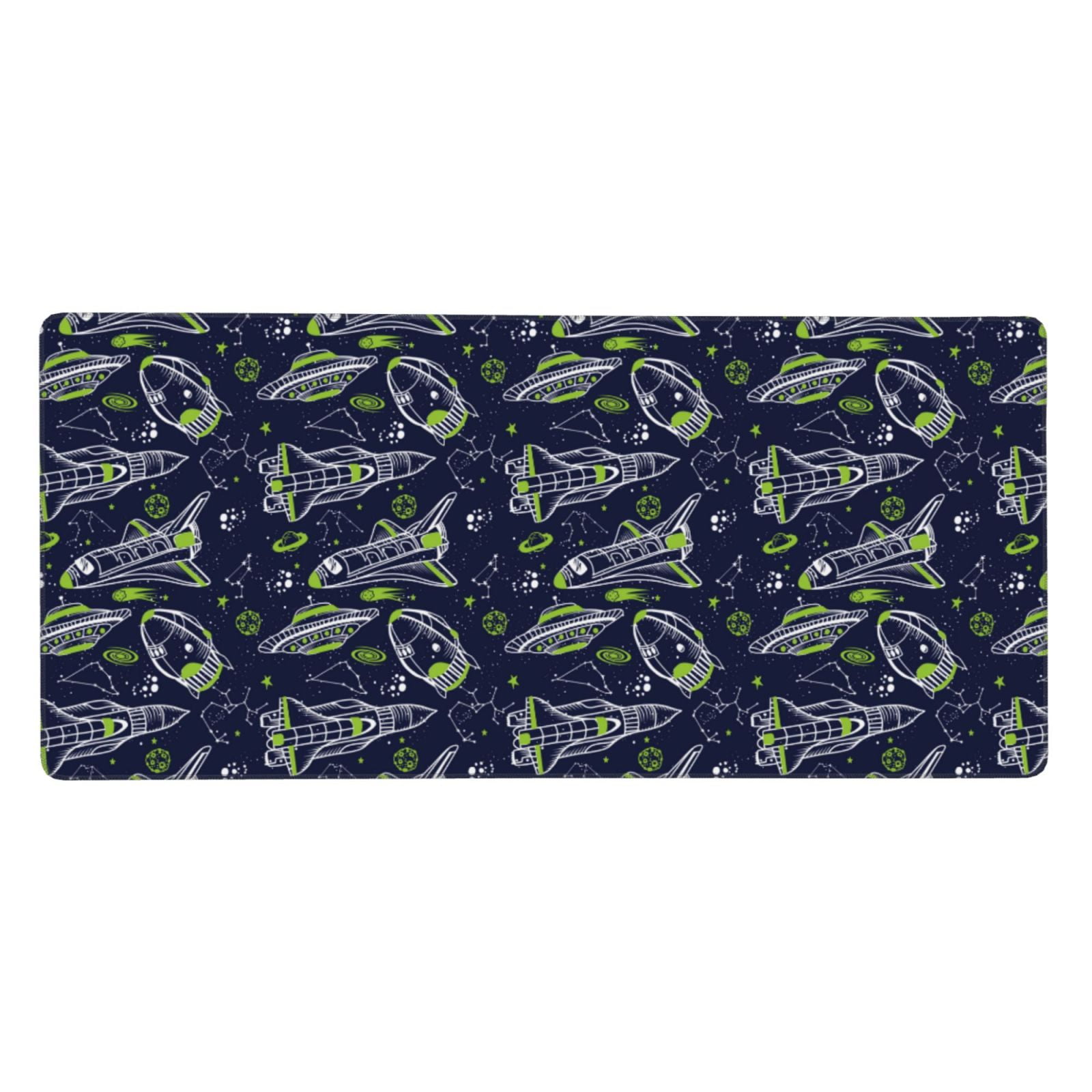 Jgfou Hand Drawn Rockets Pattern 16x35.5in in Large Gaming Mouse Pad ...