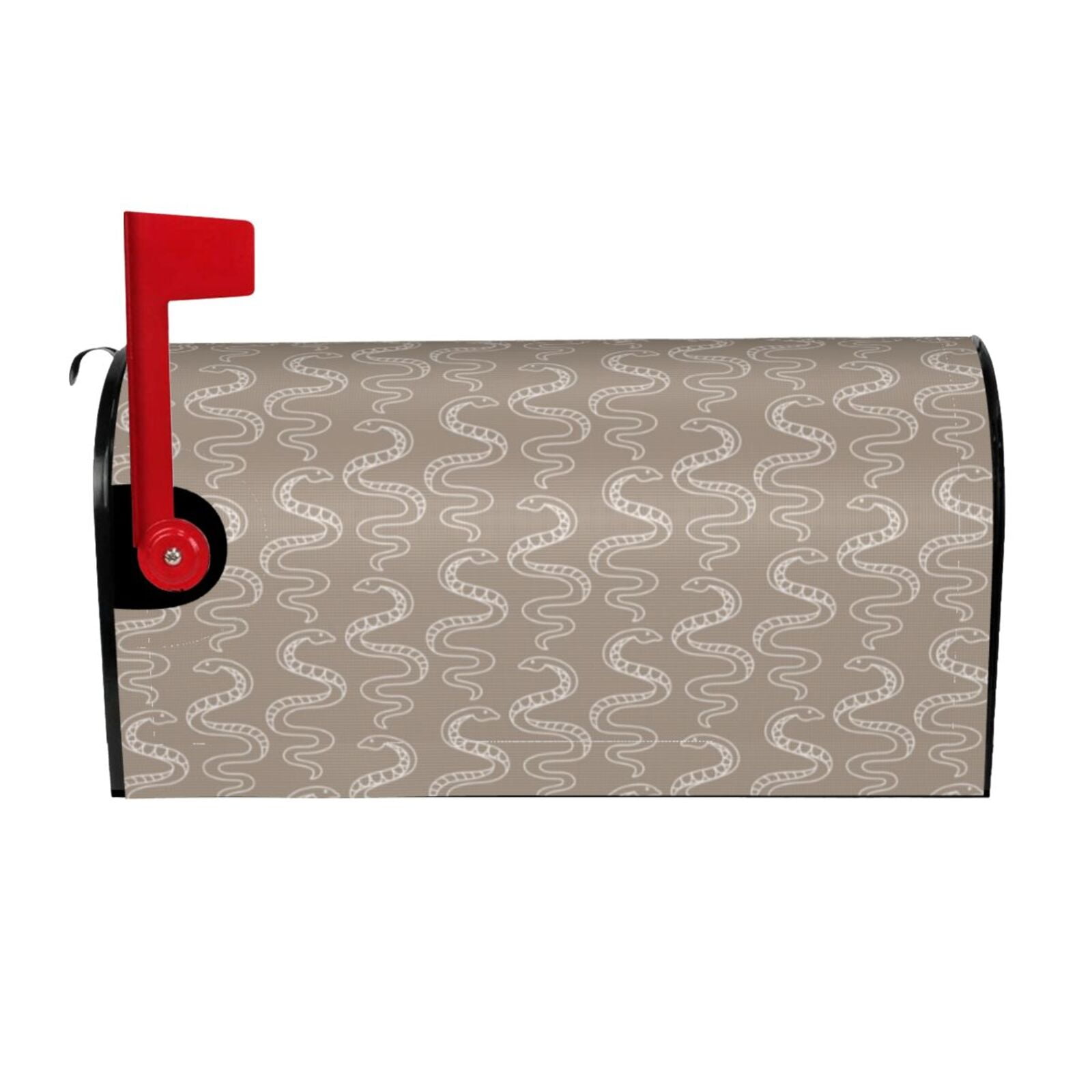 Jgfou Hand Drawn Snake Mailbox Covers Magnetic 21x18 in Mailbox Wraps ...