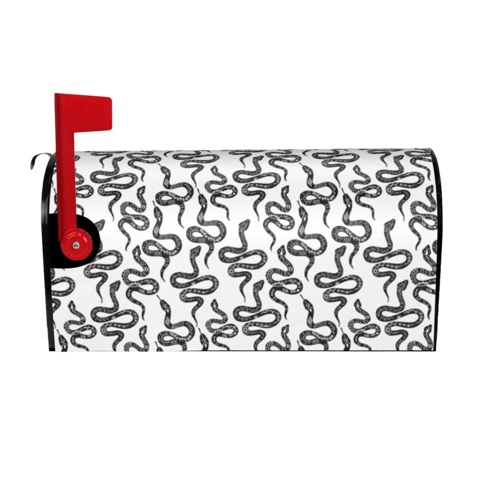 Jgfou Hand Drawn Snake Mailbox Covers Magnetic 21x18 in Mailbox Wraps ...