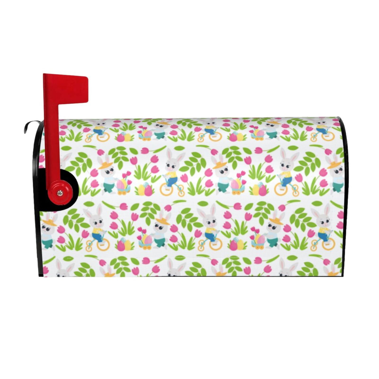 Jgfou Happy Easter Mailbox Covers Magnetic 25.5x21 in Mailbox Wraps ...
