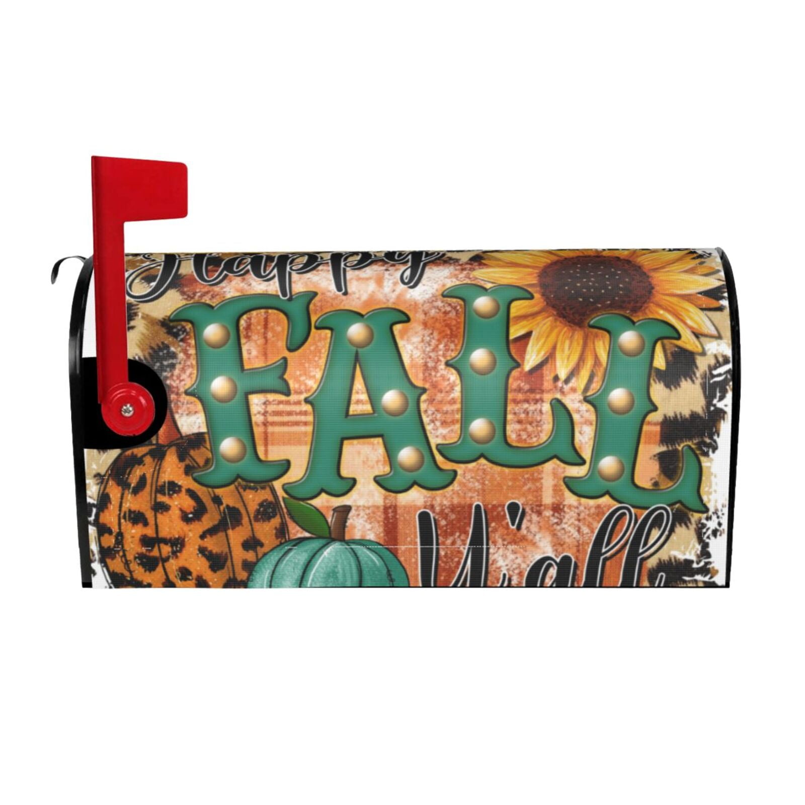 Jgfou Happy Fall Y'All Mailbox Covers Magnetic 21x18 in Mailbox Wraps ...