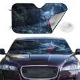 Jgfou Heart Axolotl Windshield Sun Shades Car Sun Shade For Front