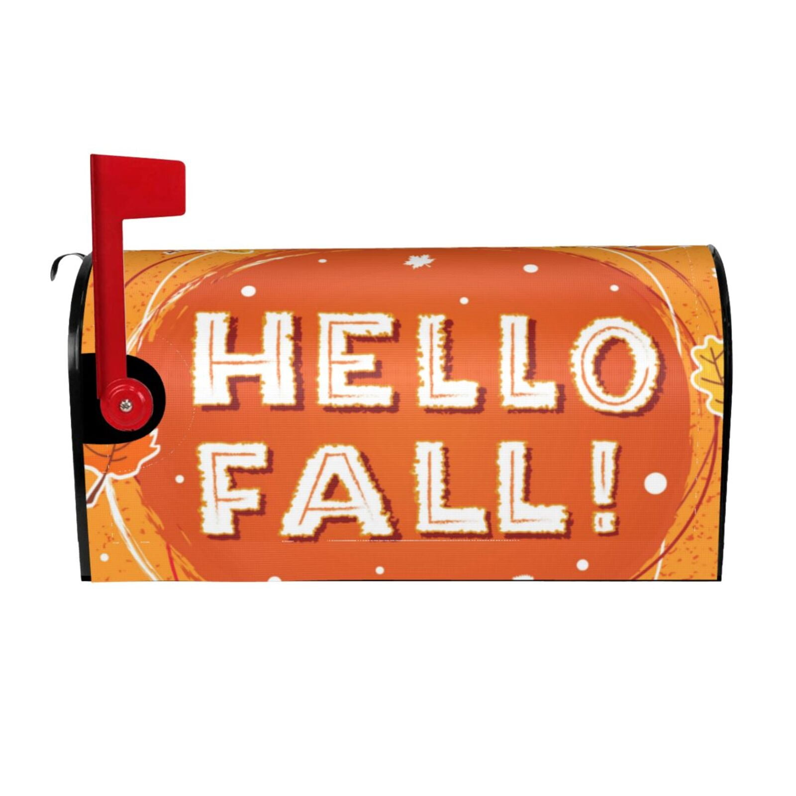 Jgfou Hello Fall 1 Mailbox Covers Magnetic Mailbox Wraps Post Letter ...
