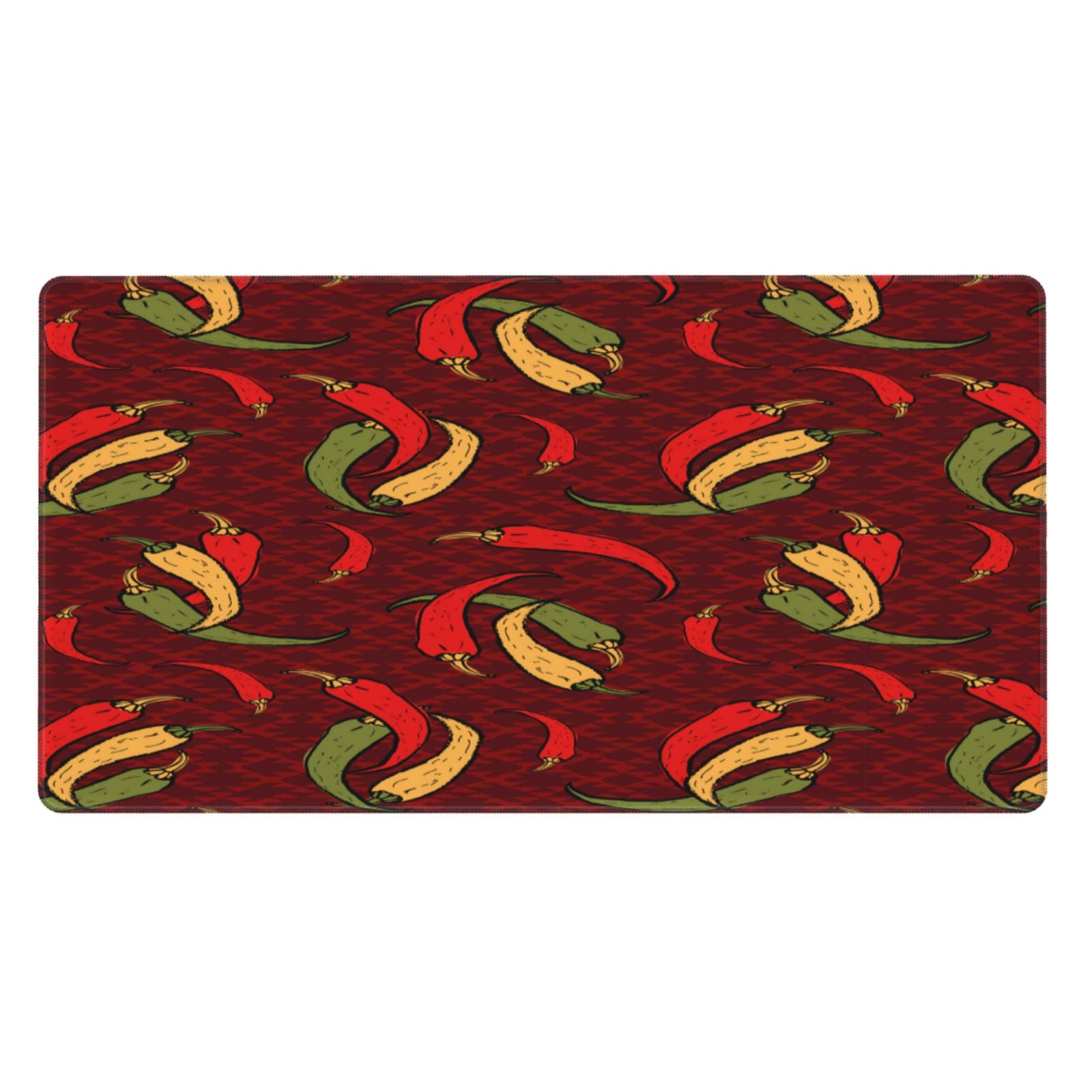 Jgfou Hot Chili Style Large Gaming Mouse Pad Desk Mat Long Non-Slip ...