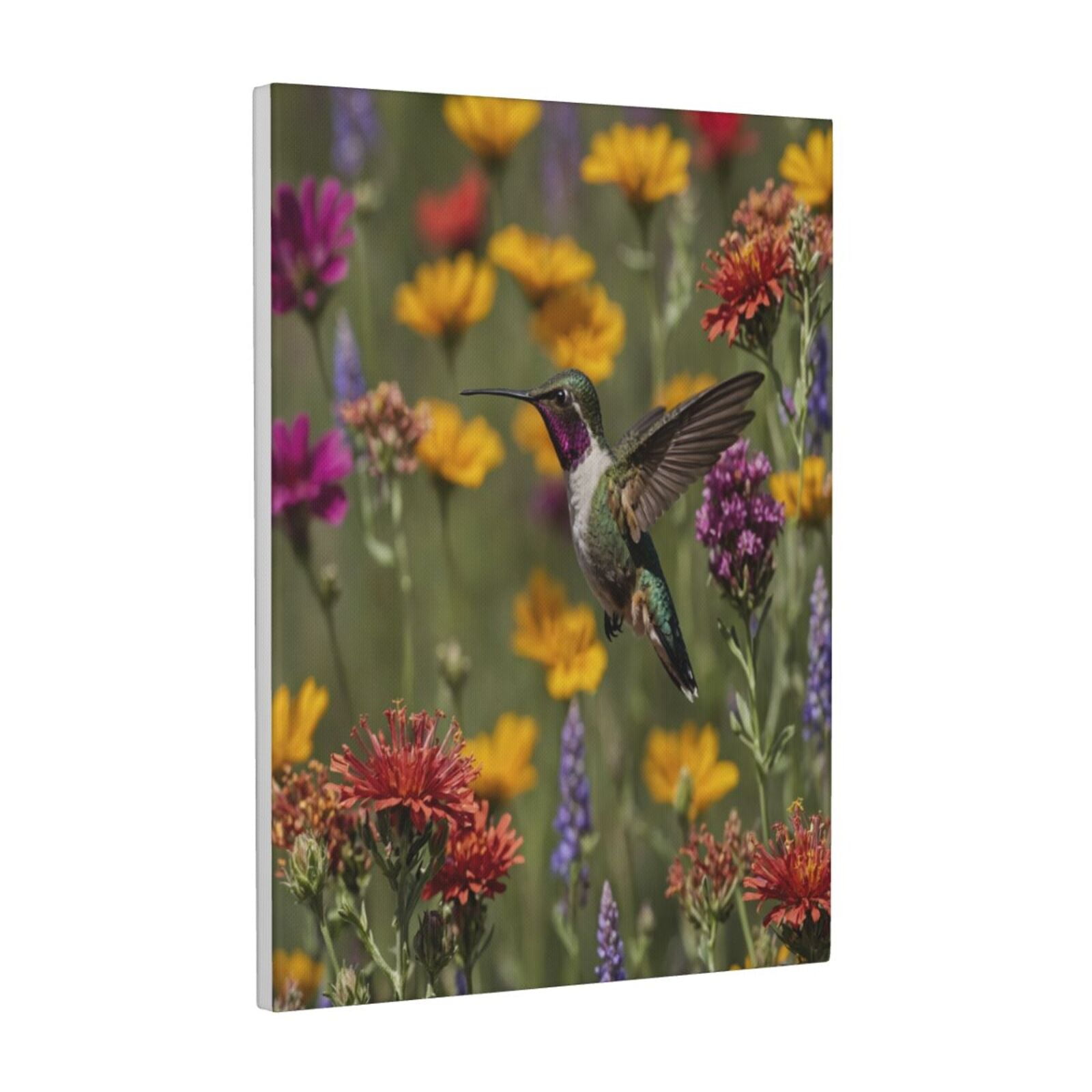 Jgfou Humming Bird Print Picture Farmhouse Wall Decorative Poster ...