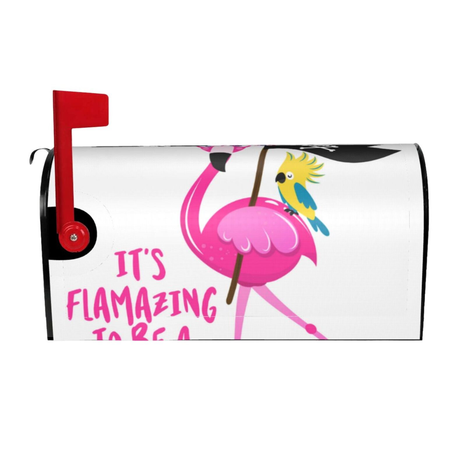 Jgfou It'S Flamazing To Be A Pirate Mailbox Covers Magnetic Mailbox ...