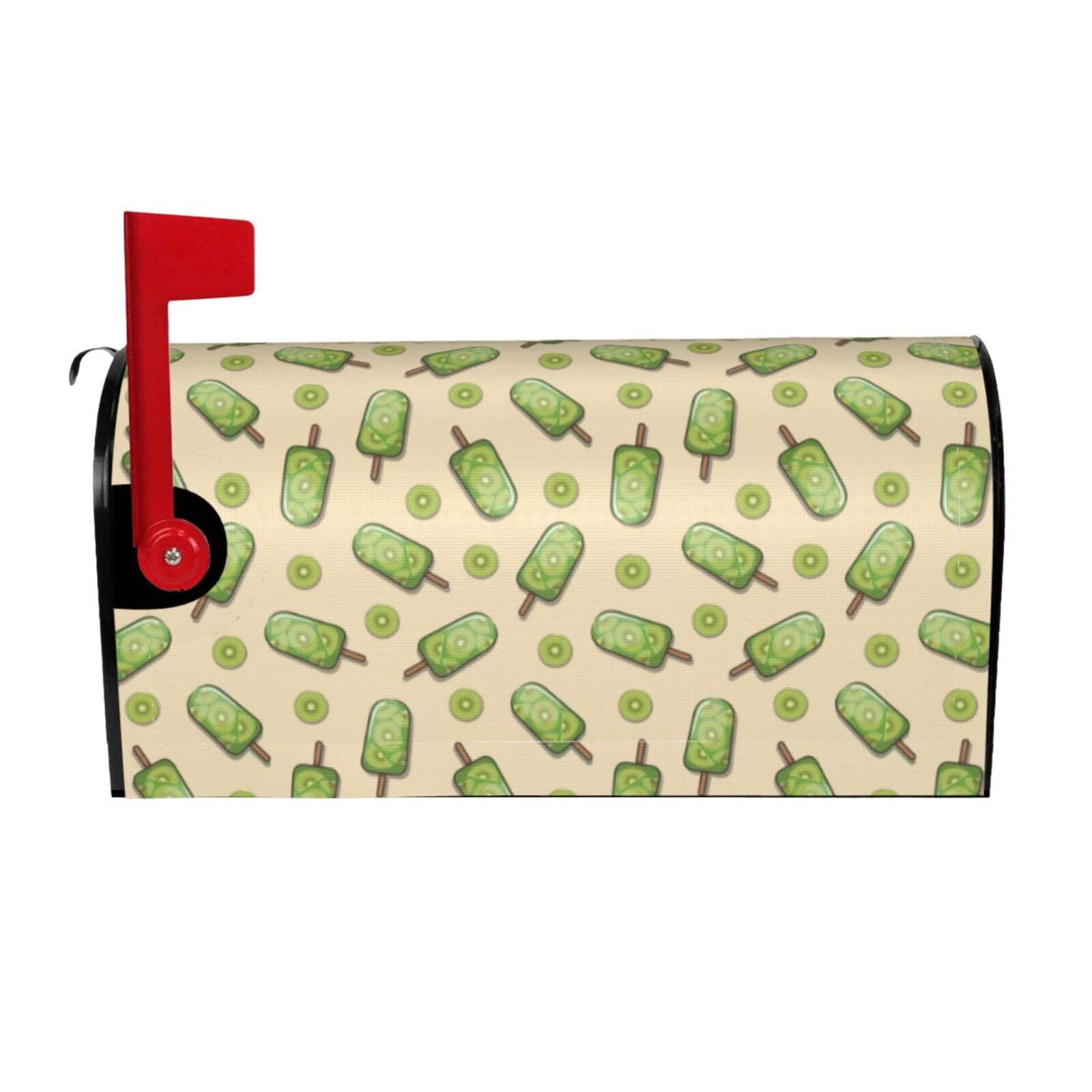 Jgfou Kiwi Ice Cream Mailbox Covers Magnetic 21x18 in Mailbox Wraps ...