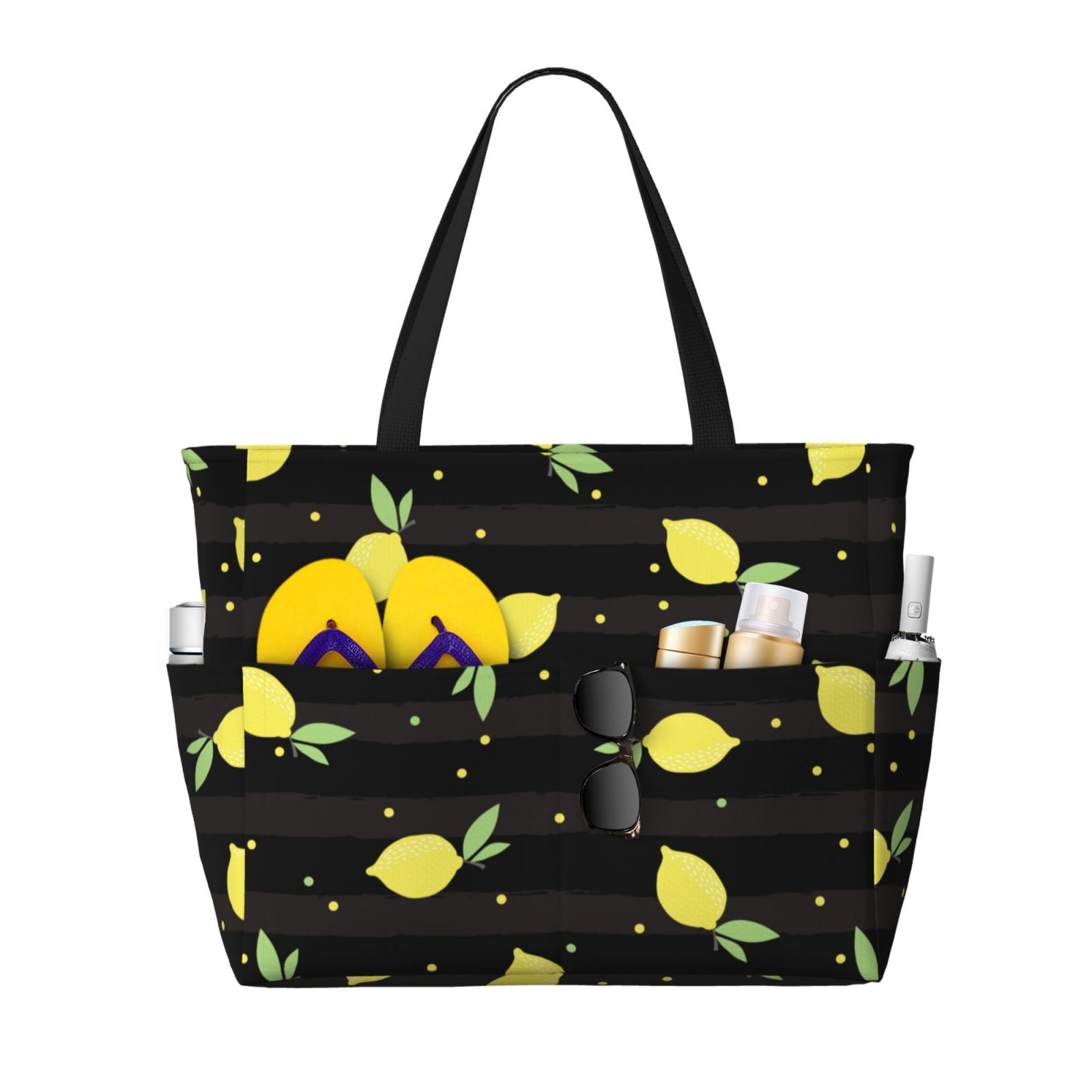 Jgfou Lemon for Beach Travel Bag designed Large Capacity Portal for ...