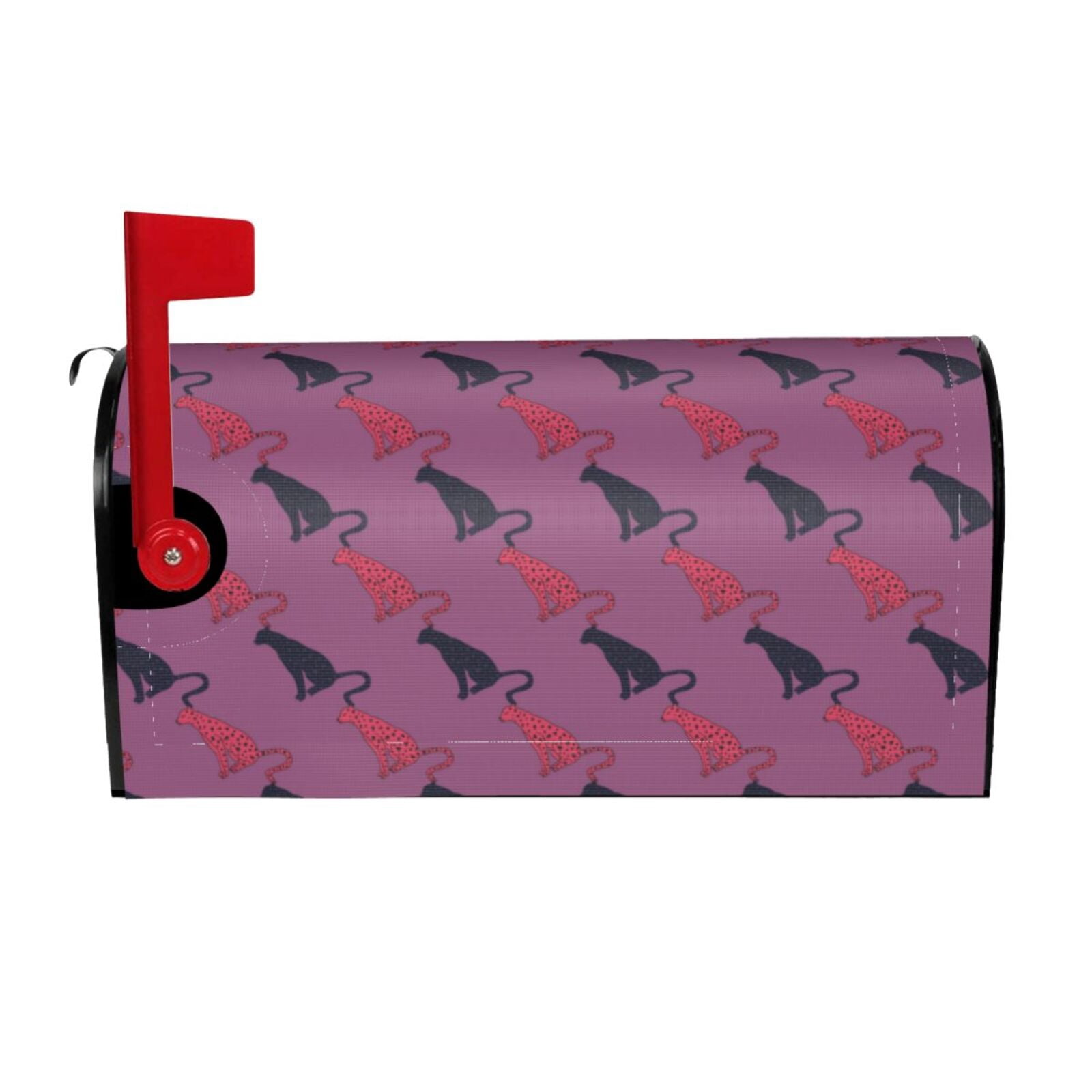 Jgfou Leopard Print Mailbox Covers Magnetic 25.5x21 in Mailbox Wraps ...