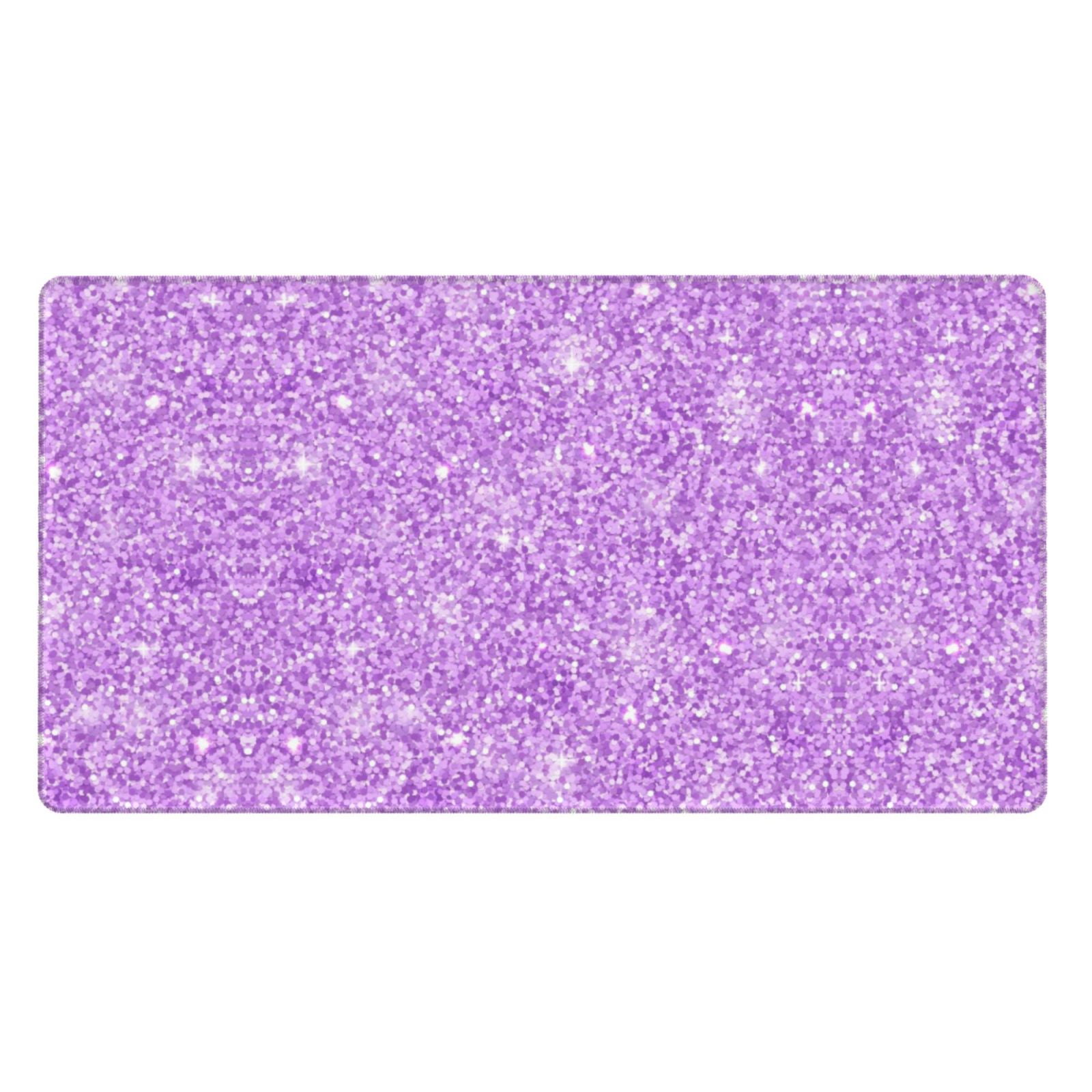 Jgfou Lilac Glittering Style Large Gaming Mouse Pad Desk Mat Long Non ...
