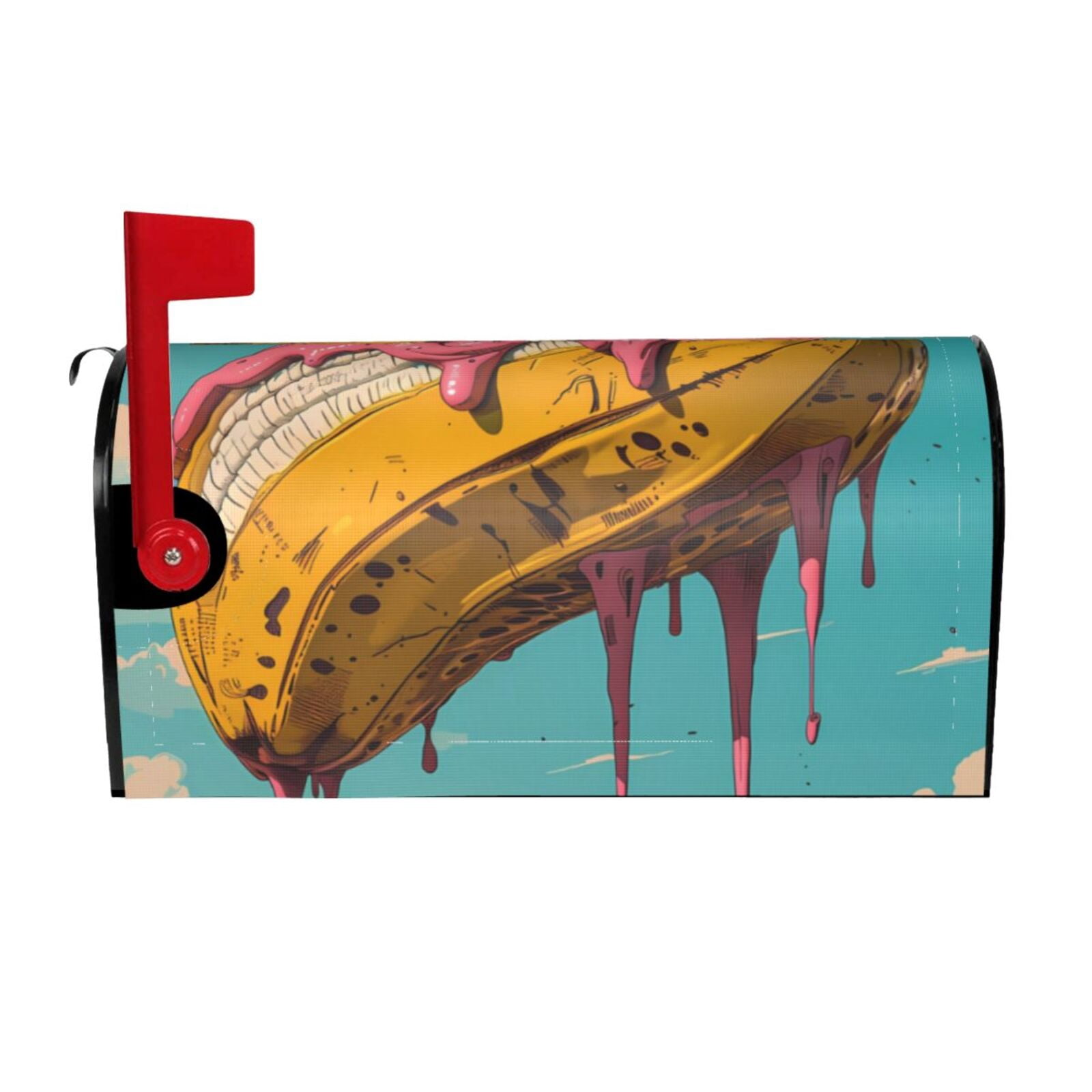 Jgfou Melting Banana Fantasy Mailbox Covers Magnetic 21x18 in Mailbox ...