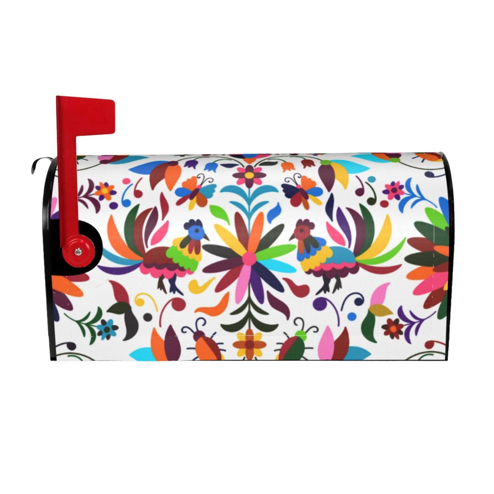 Jgfou Mexican Bright Style Mailbox Covers Magnetic 21x18 in Mailbox ...