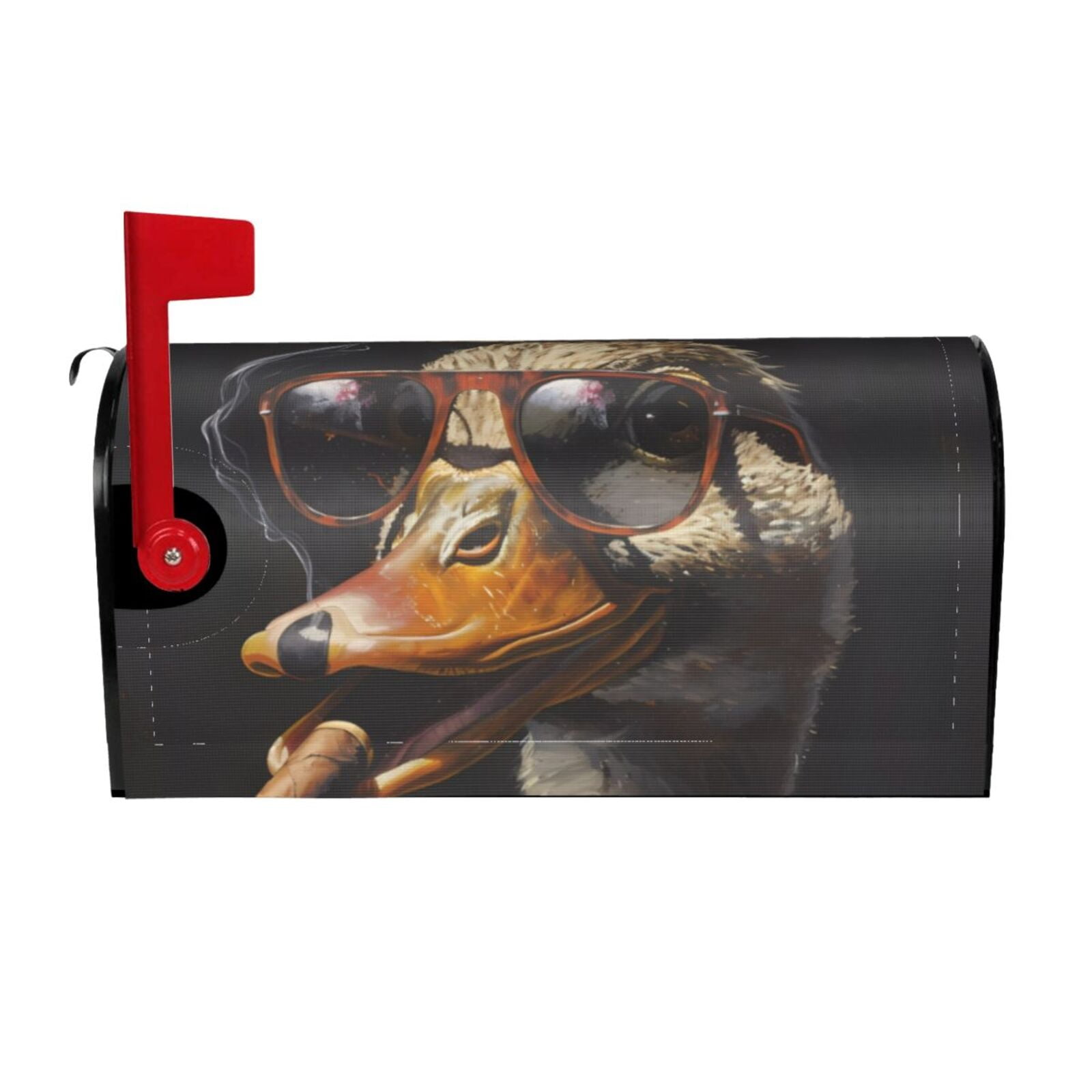 Jgfou Modern Funny Duck Mailbox Covers Magnetic 25.5x21 in Mailbox ...